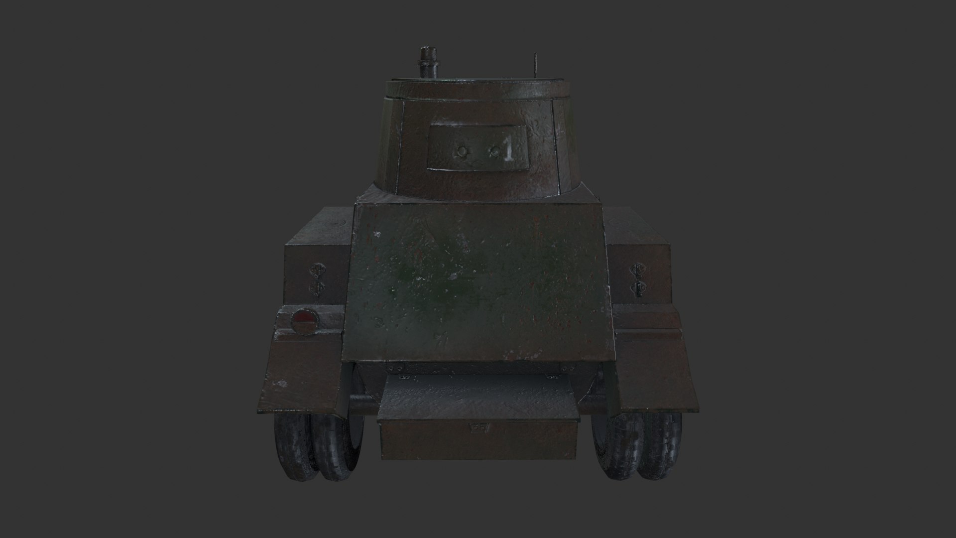 BA-10 Armored Car 3D Model - TurboSquid 2112049