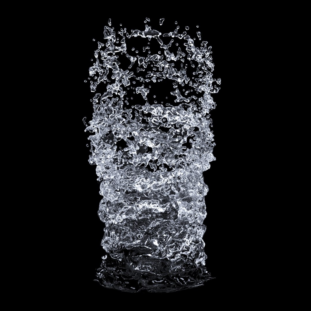 3D Water Splash Model - TurboSquid 1295826