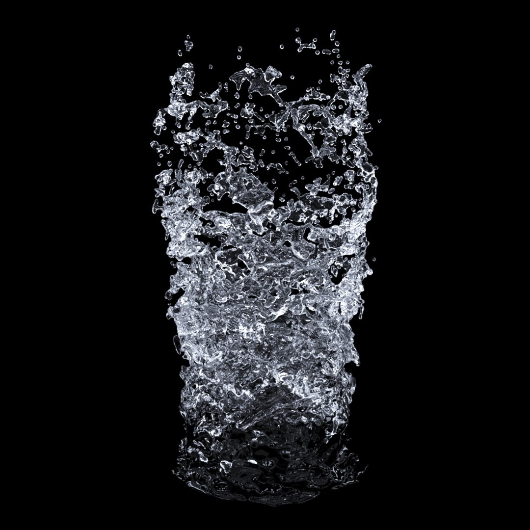 3D Water Splash Model - TurboSquid 1295826