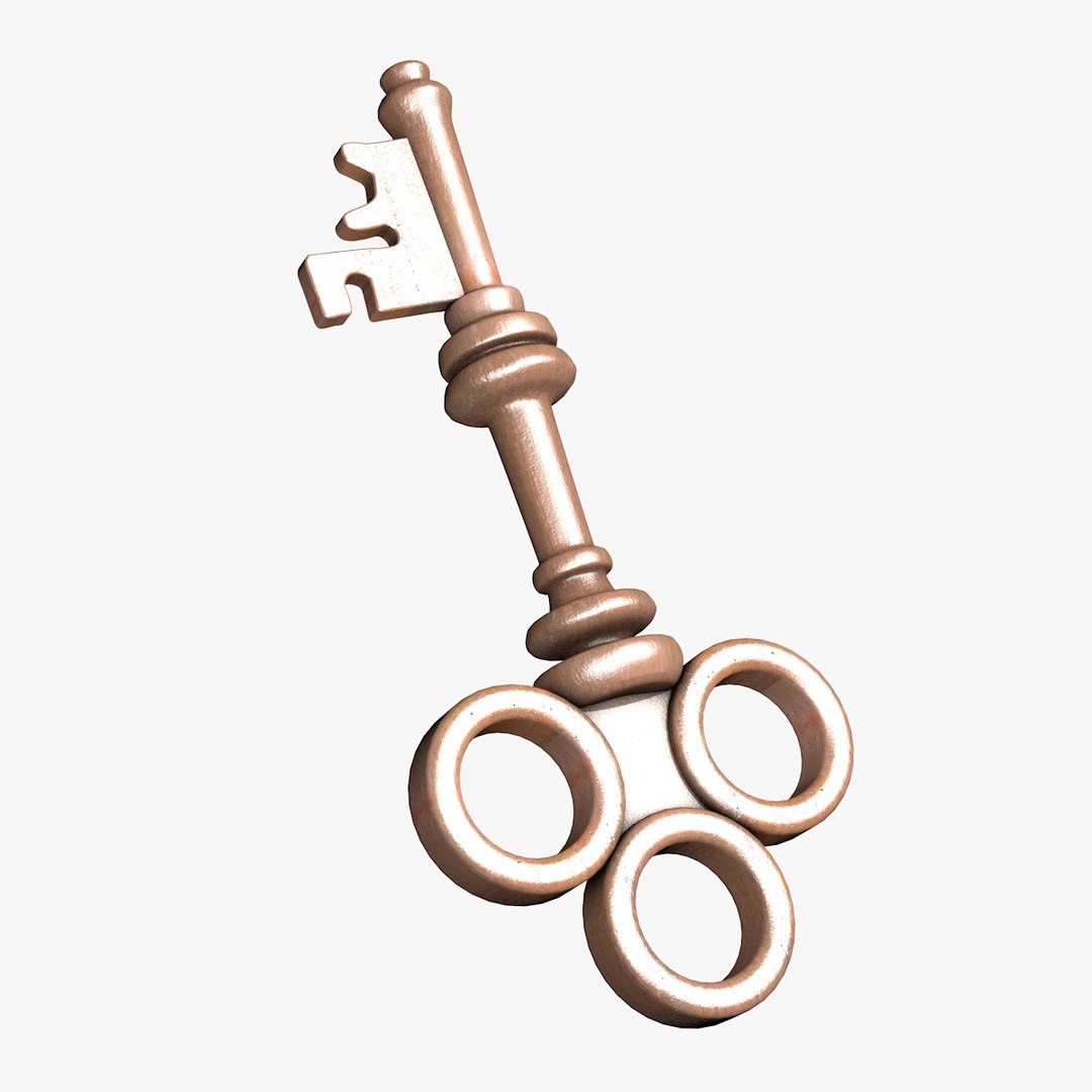 3d Old Key Model