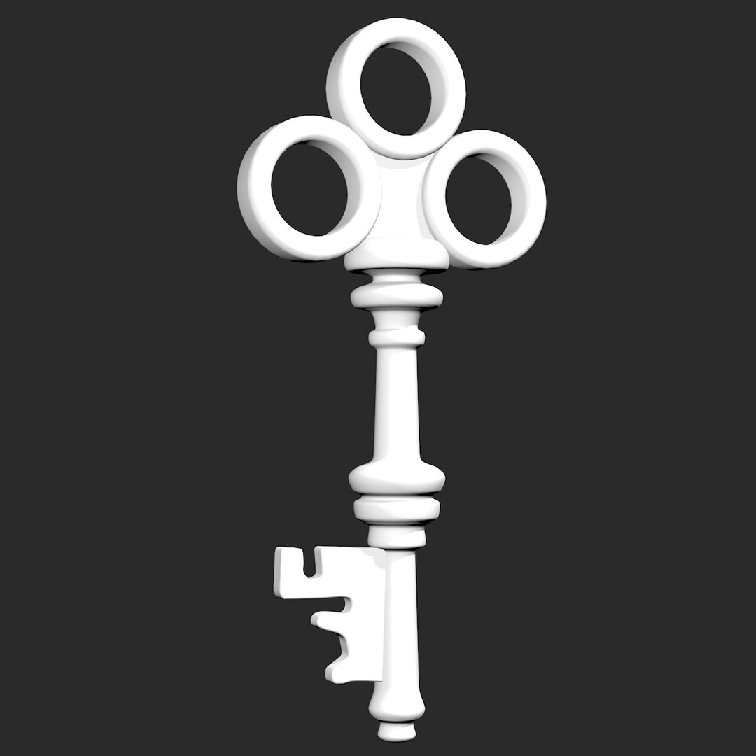 3d Old Key Model