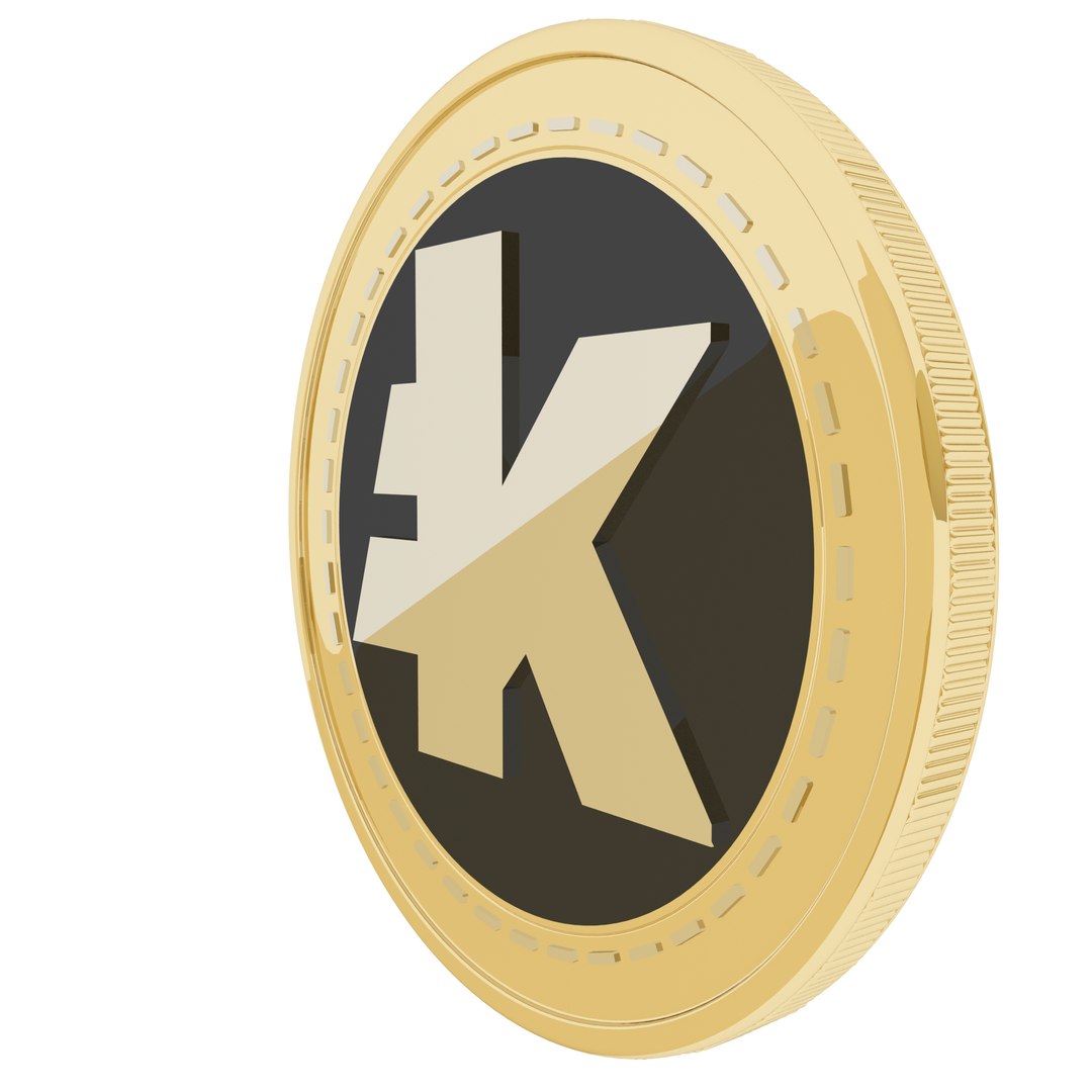 Kryll Cryptocurrency Gold Coin 3D Model - TurboSquid 1857054