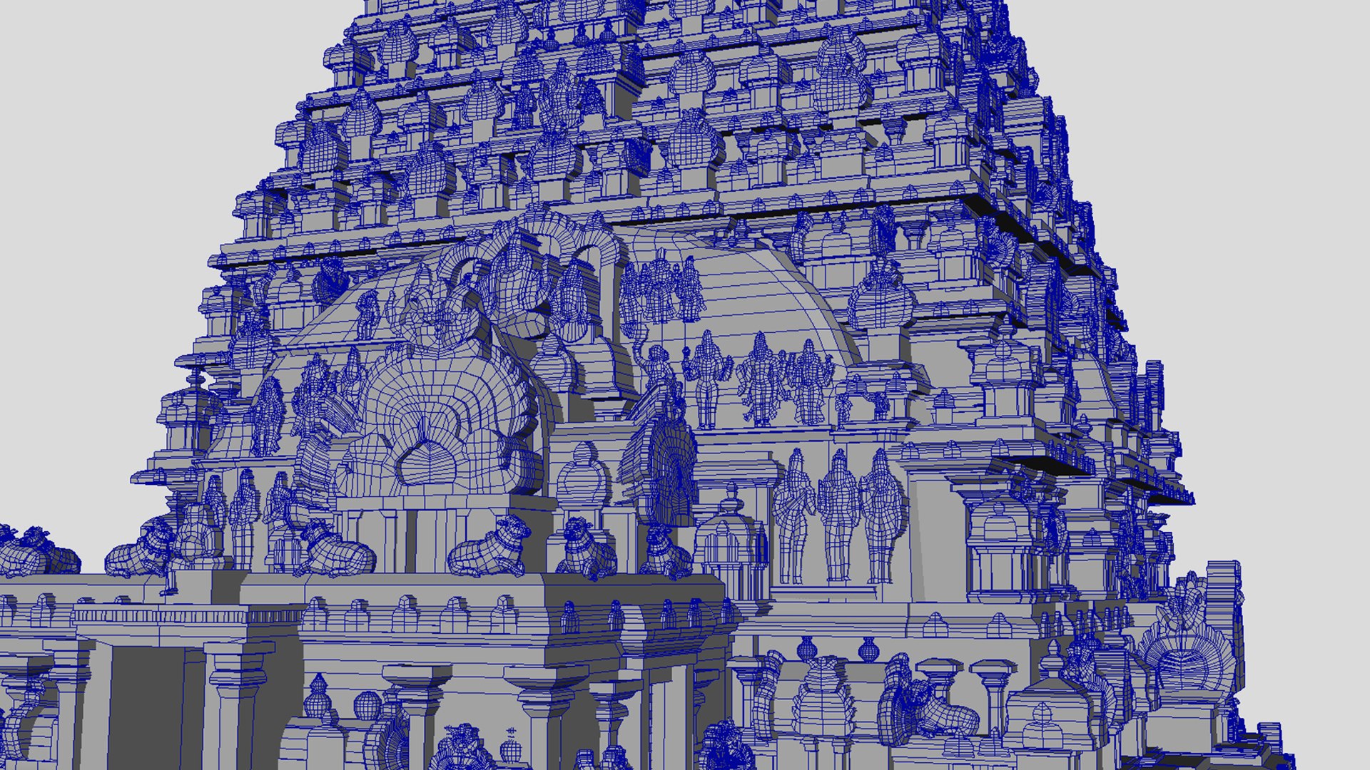 Thanjavur Brihadeeswarar Temple 3d Model 3D - TurboSquid 2289003