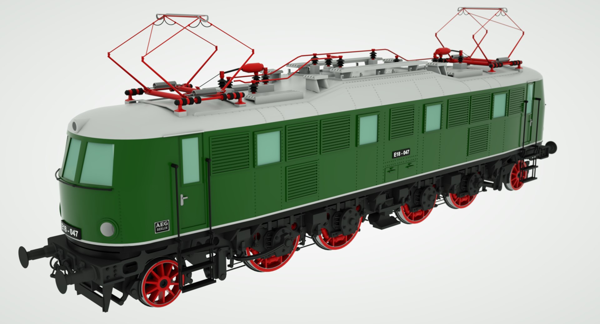 3d E18 Locomotive