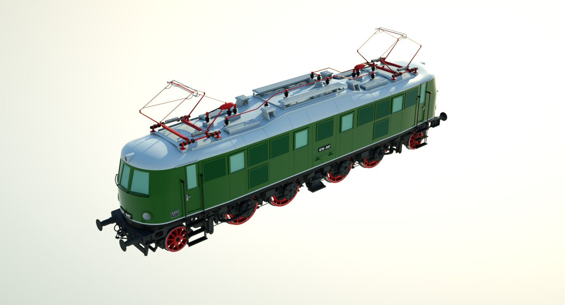 3d E18 Locomotive