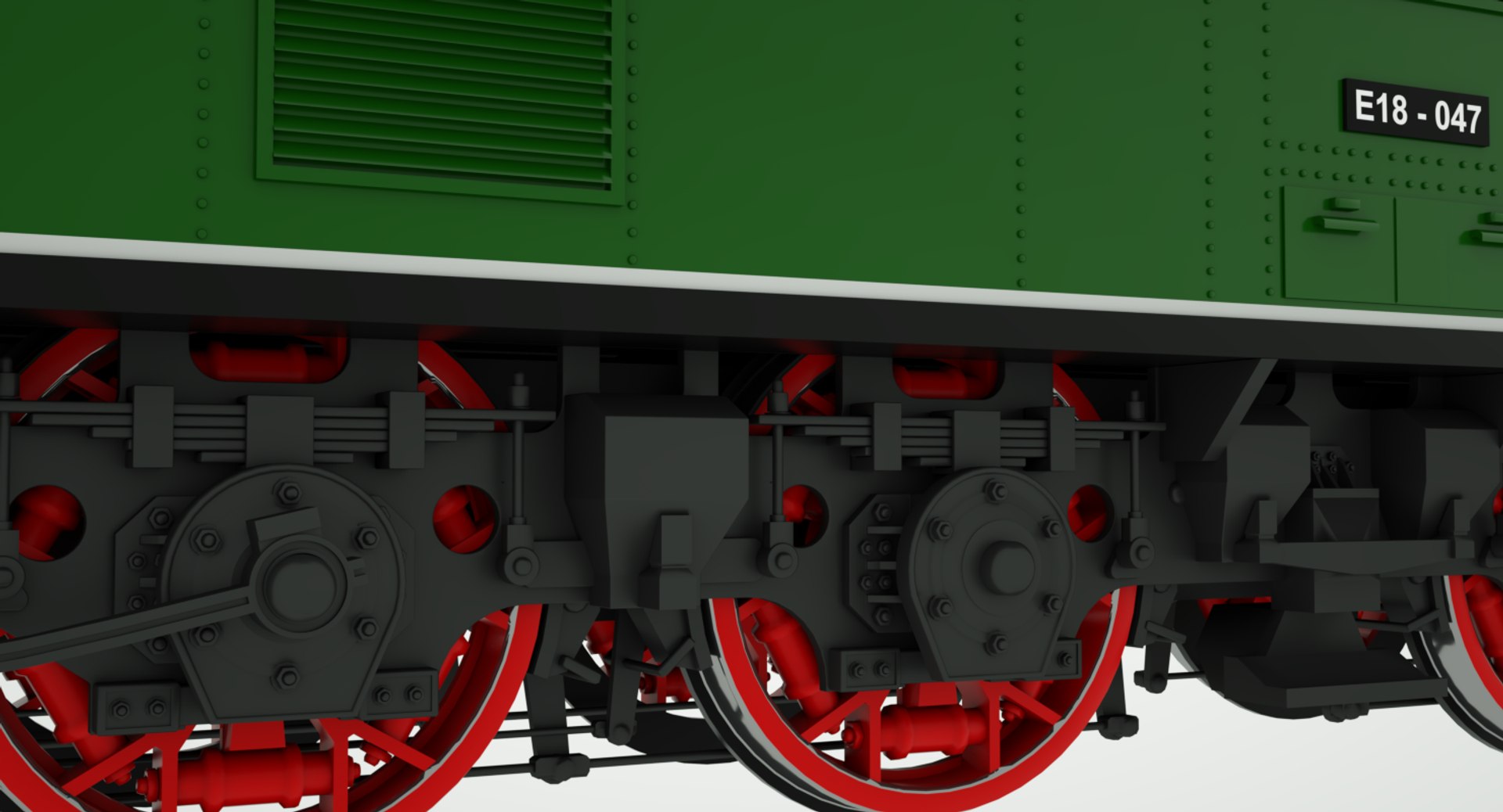 3d E18 Locomotive