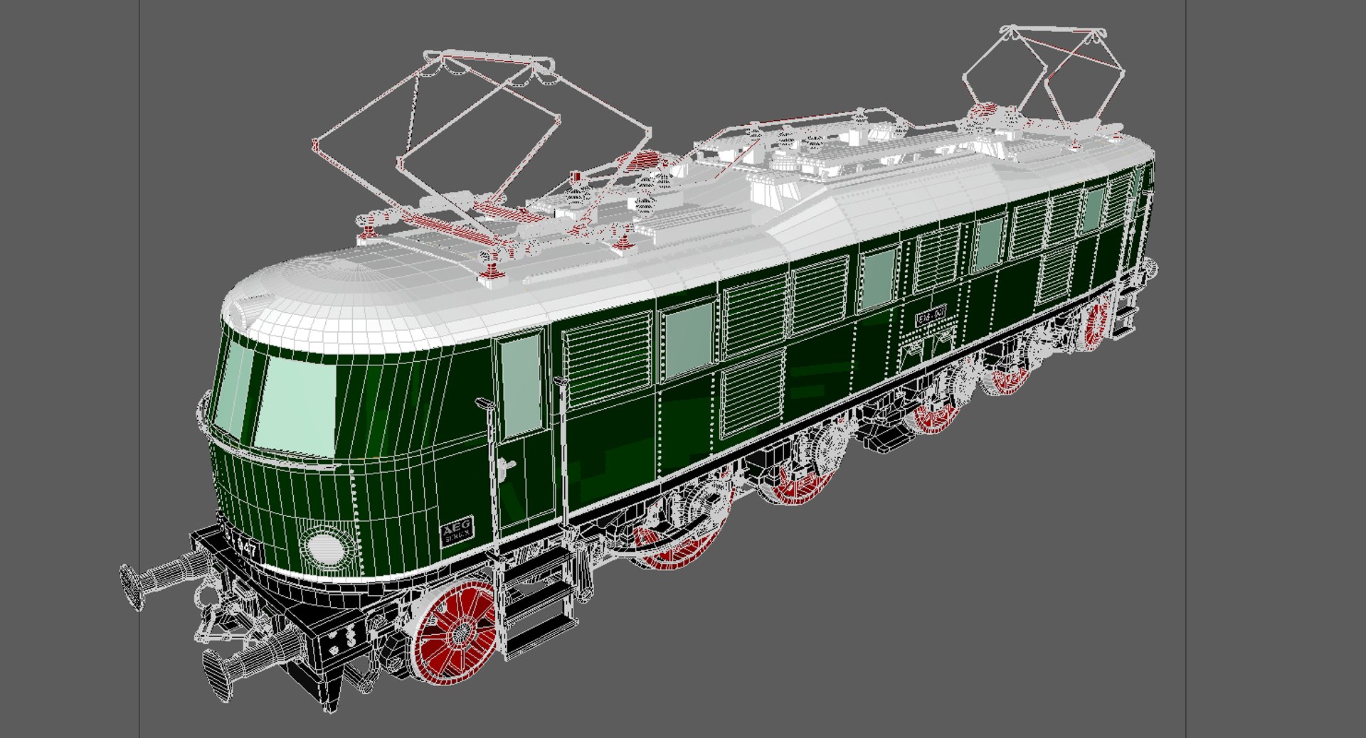 3d E18 Locomotive