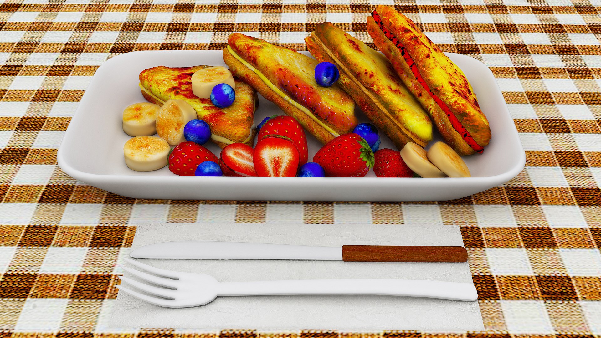 French Toast Model - TurboSquid 1924053