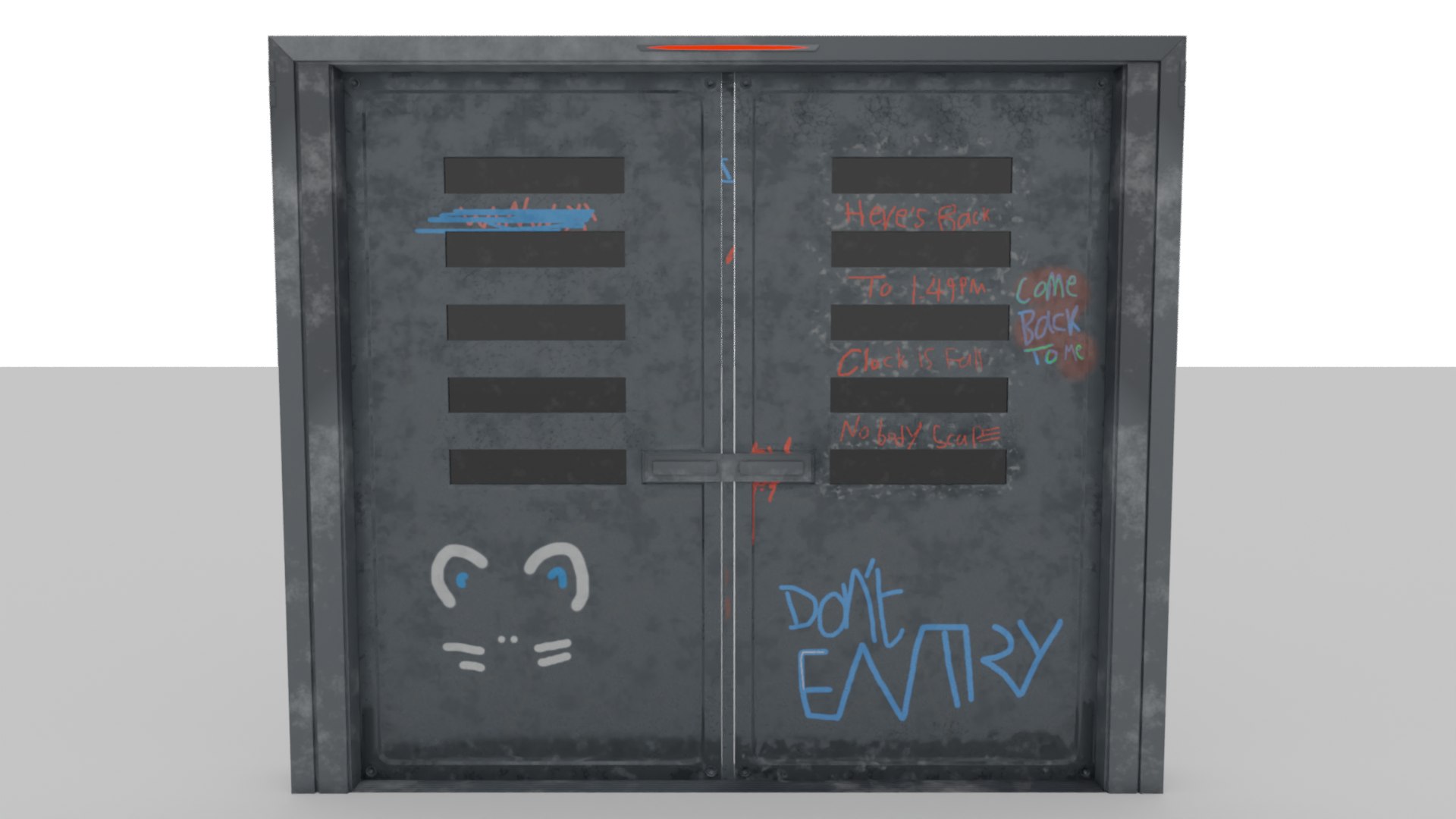 A Set Of Doors Inspired By Night City From The Hit Game Cyberpunk 2077 ...