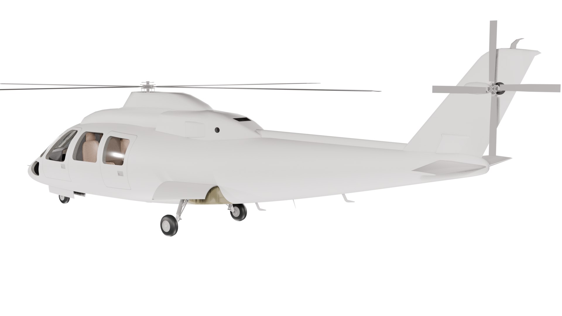 3D Business Executive Helicopter Model - TurboSquid 2295850