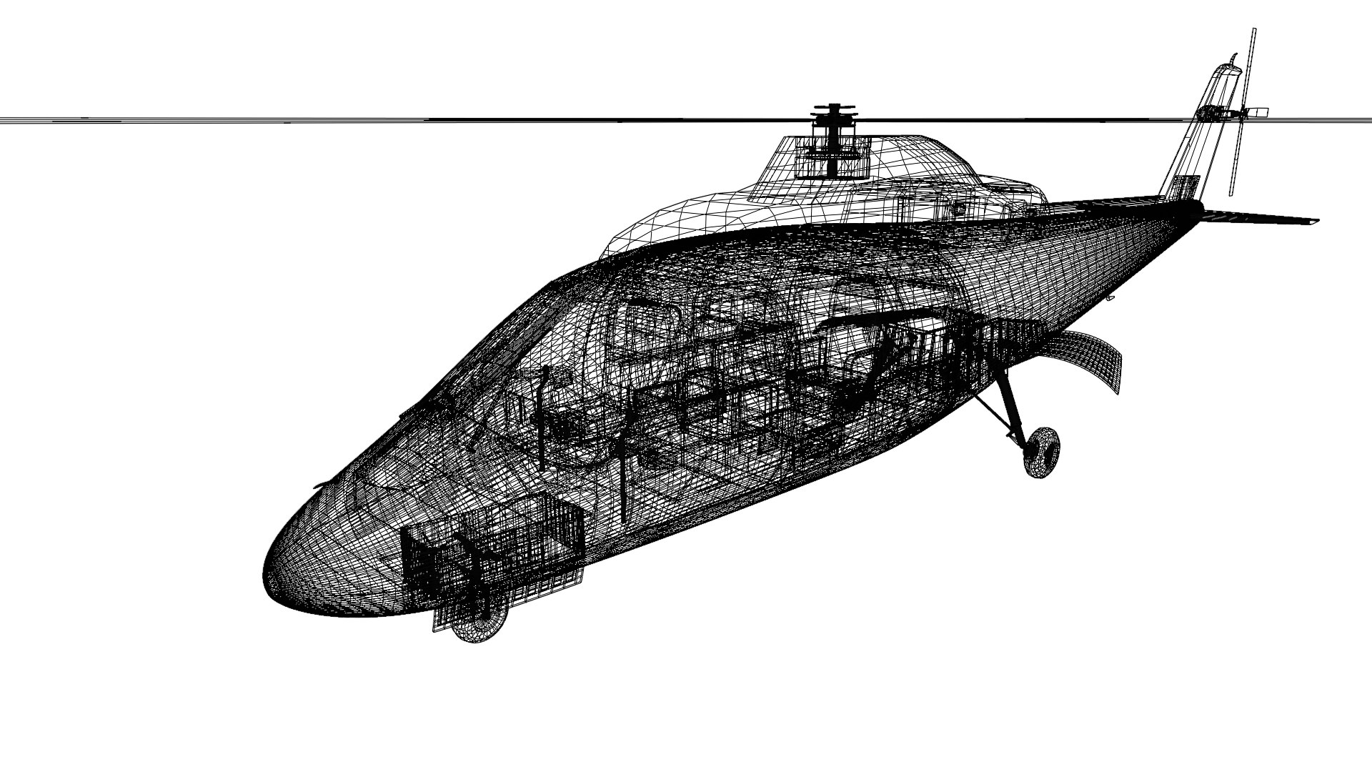 3D Business Executive Helicopter Model - TurboSquid 2295850