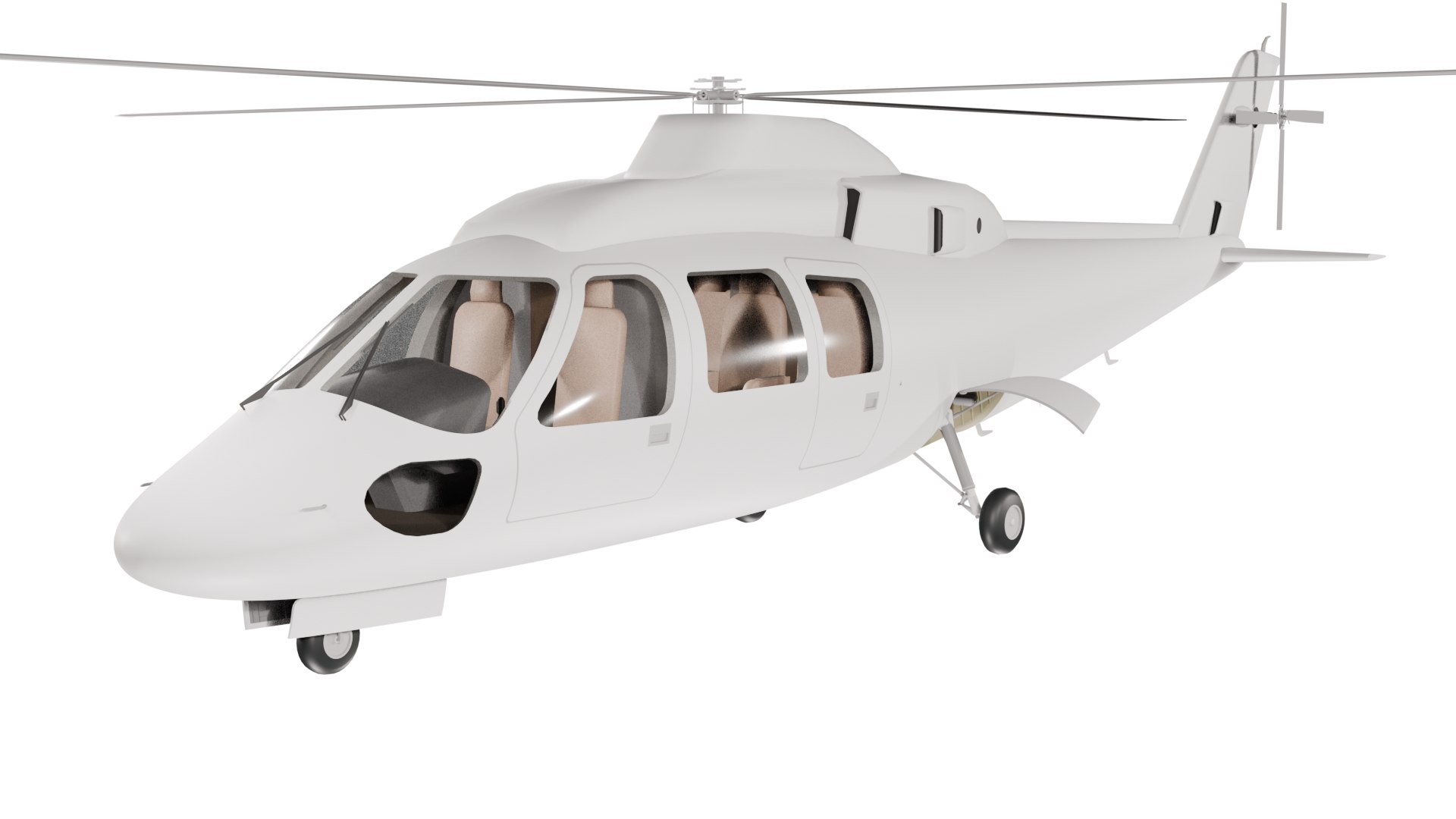 3D Business Executive Helicopter Model - TurboSquid 2295850