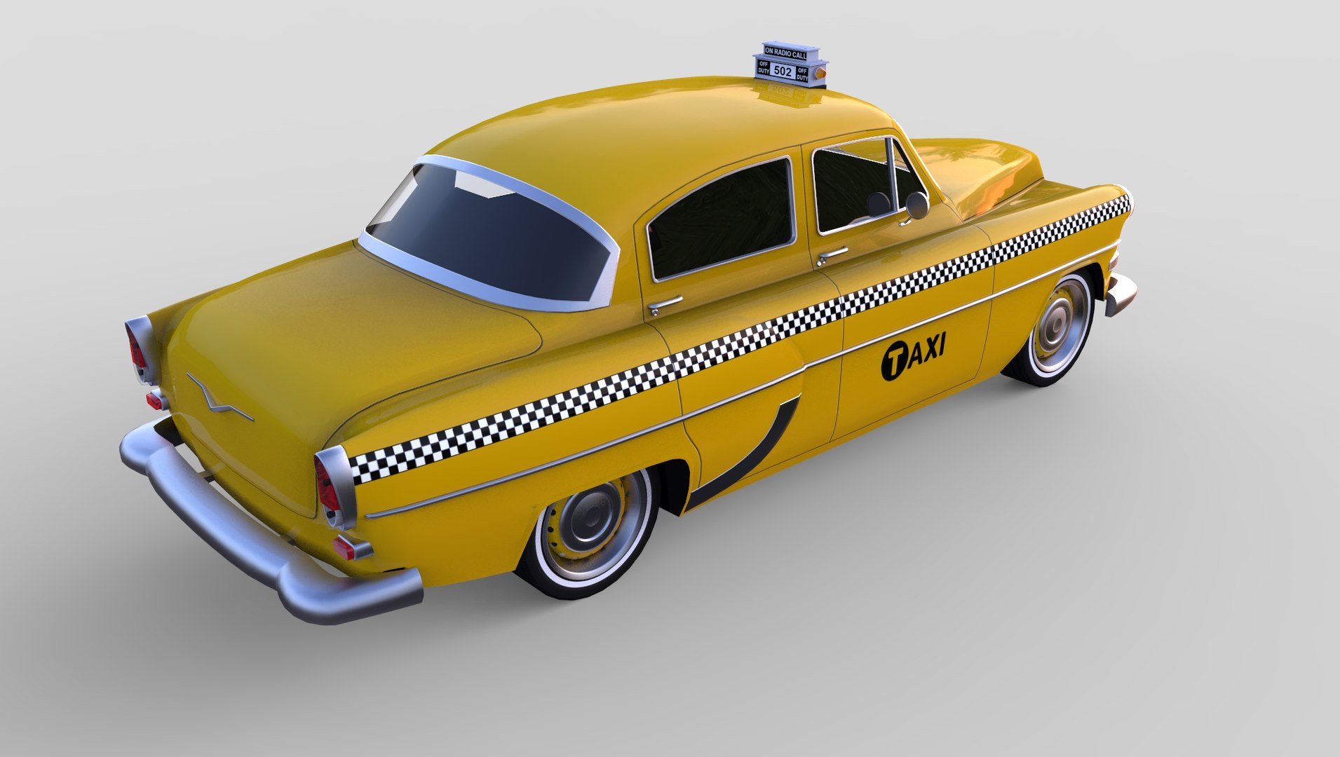 Generic Classic Sedan 3d Max