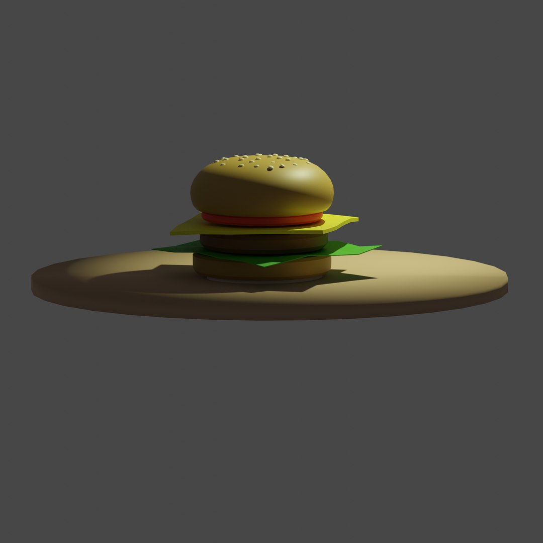 Burger 3D Model - TurboSquid 1914217