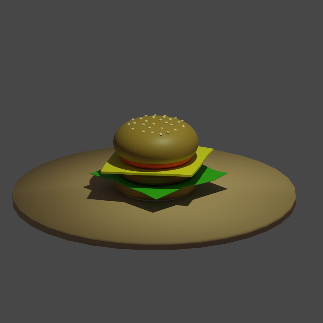 Burger 3D Model - TurboSquid 1914217
