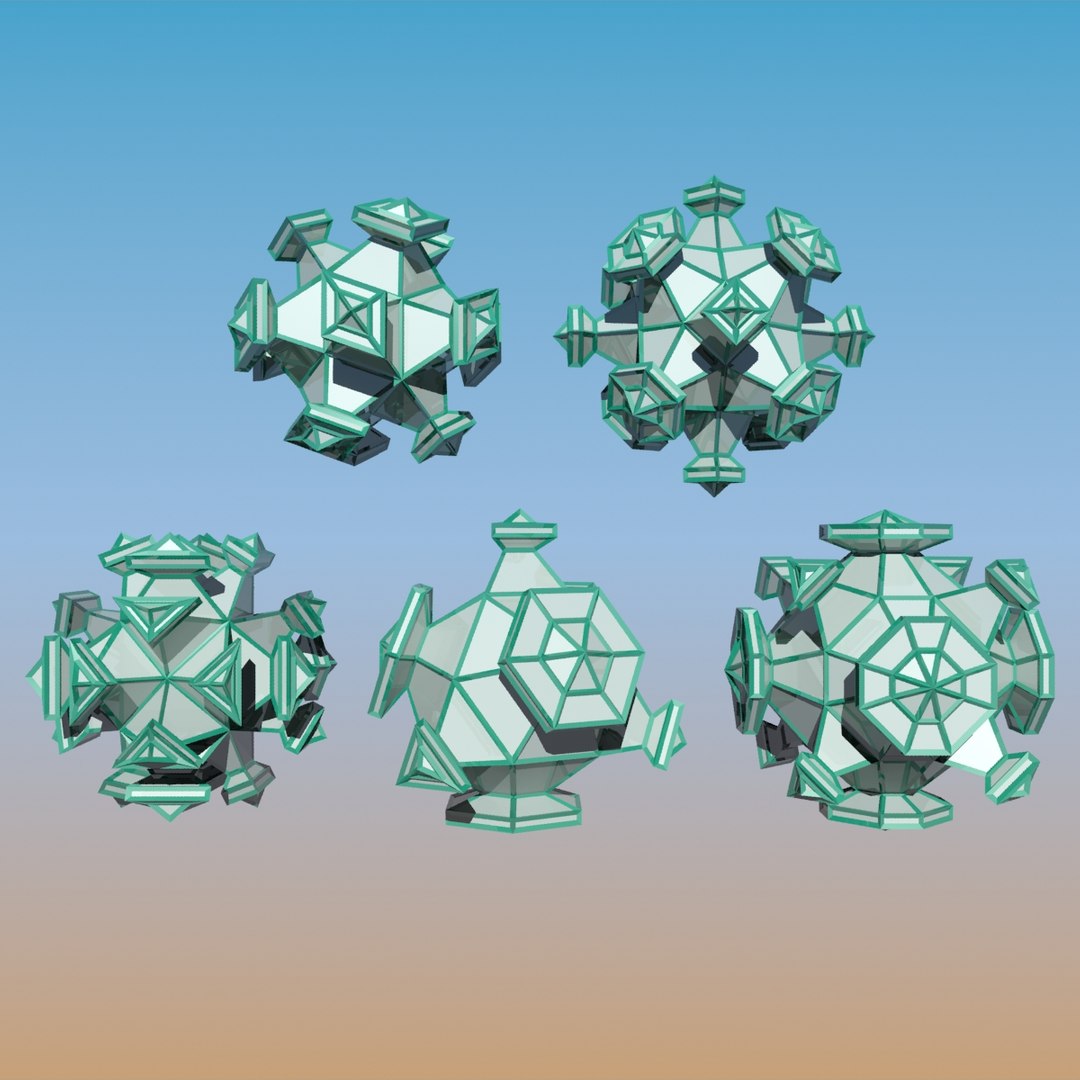 3d Model Geometric Shape Pack