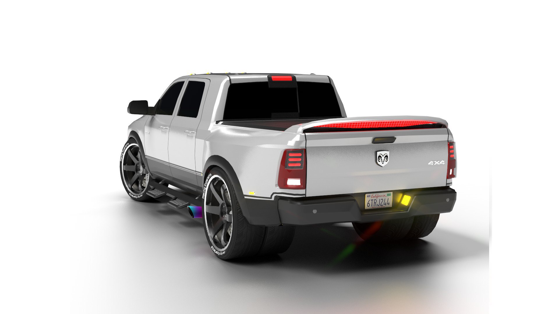Dodge Ram 1500 Game Ready 3D Model - TurboSquid 2366790