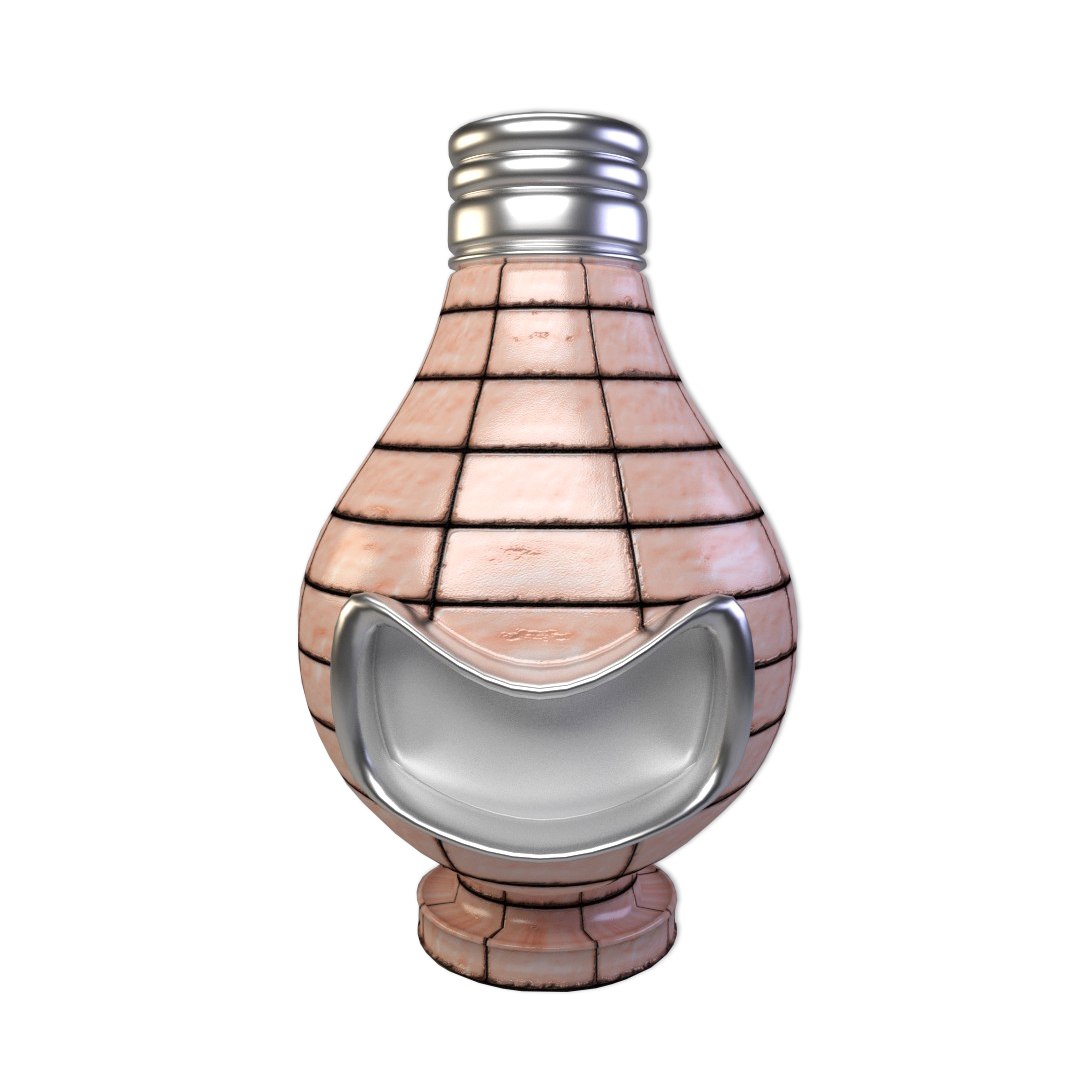 Unique Smiling Shader Ball 3d Obj