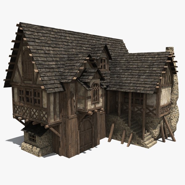 Medieval House 3D Models for Download | TurboSquid