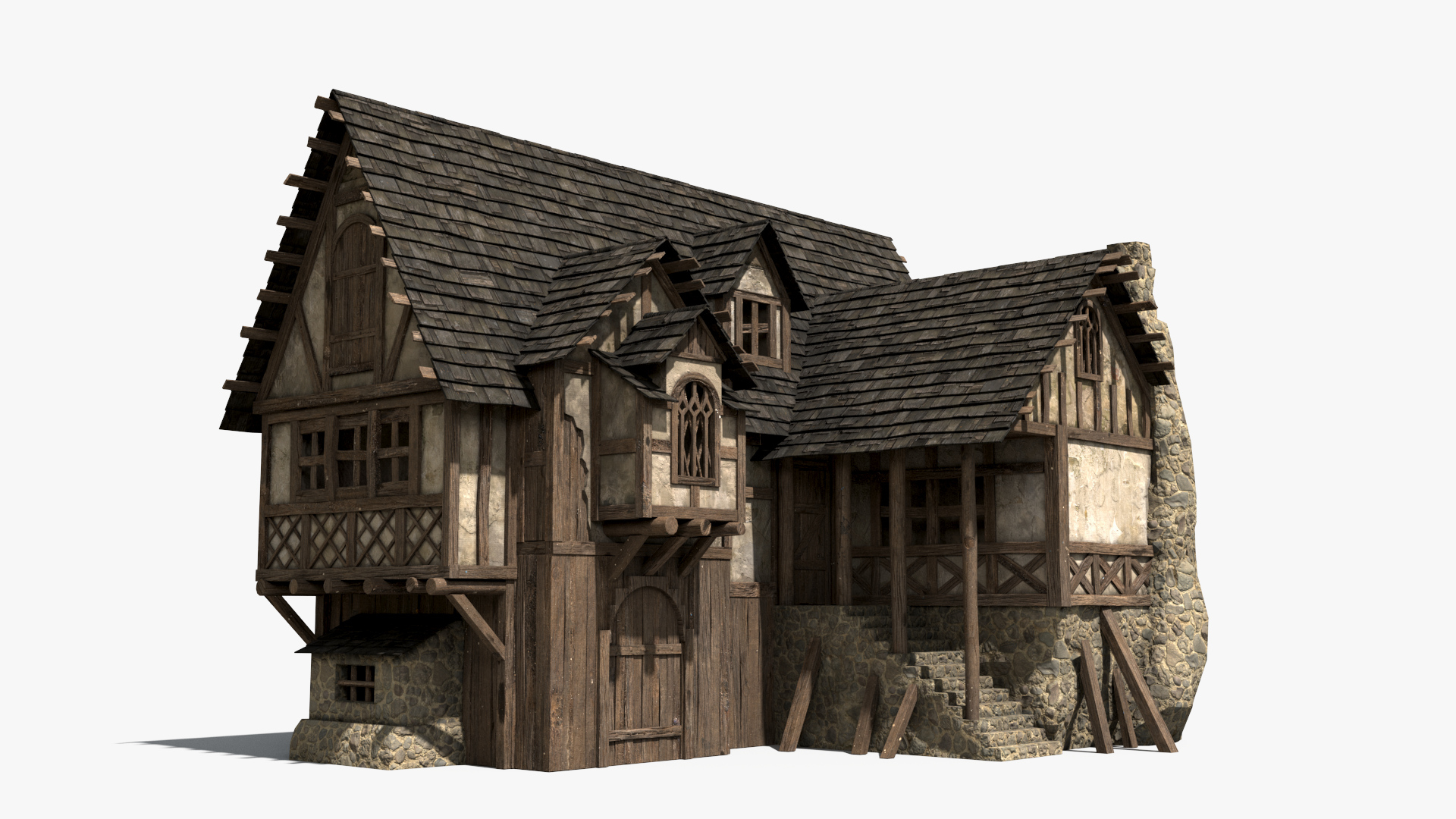 Medieval House 03 8K PBR Textures 3D - TurboSquid 2276934