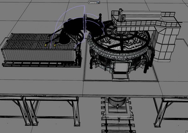 3D Blast Furnace C4D Vray 5 - TurboSquid 1723610