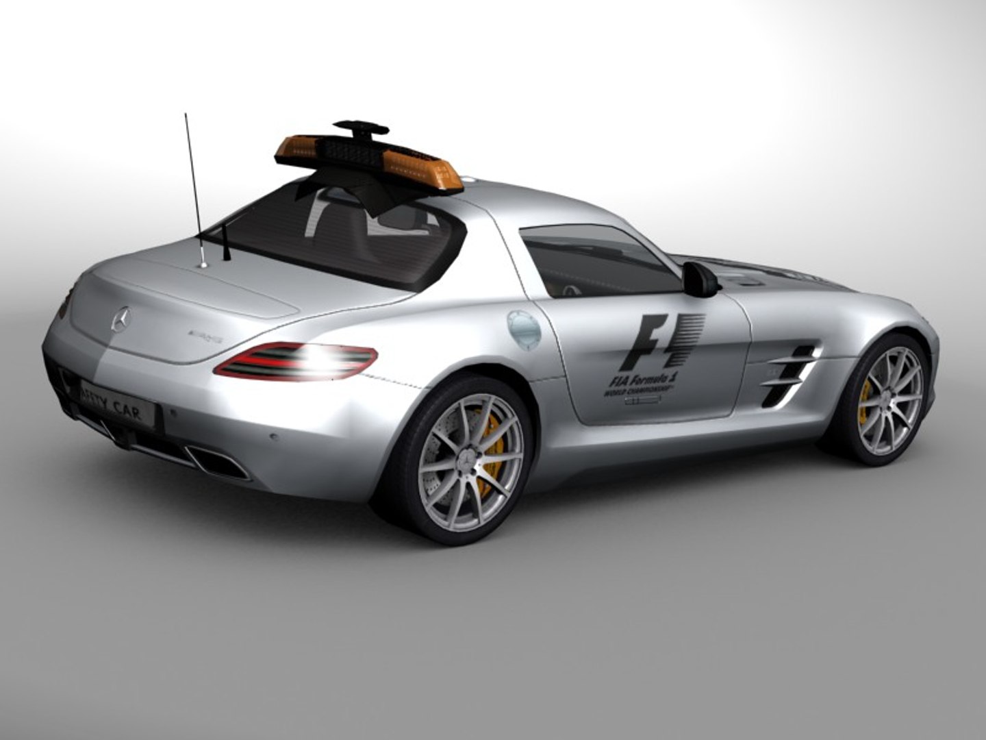 Mercedes Benz Sls Safetycar 3d 3ds