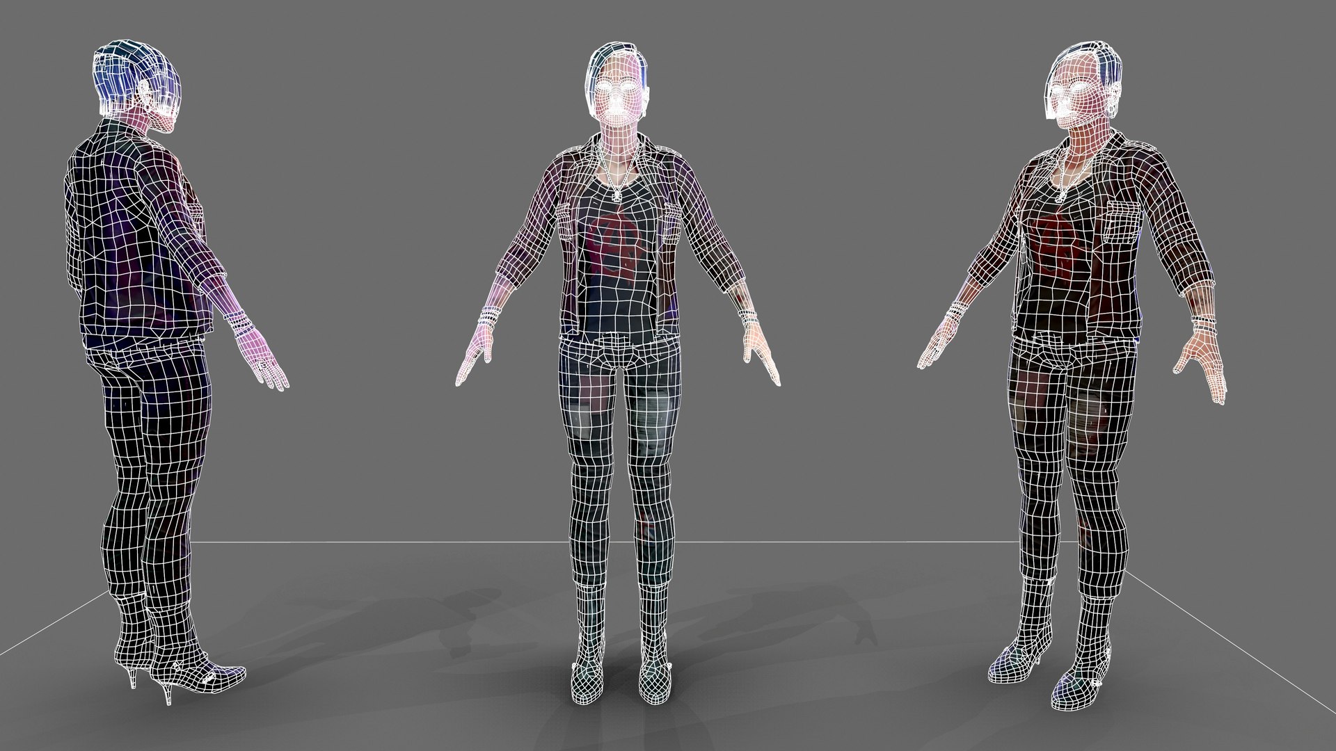 3D female outfit 1 model - TurboSquid 1168776