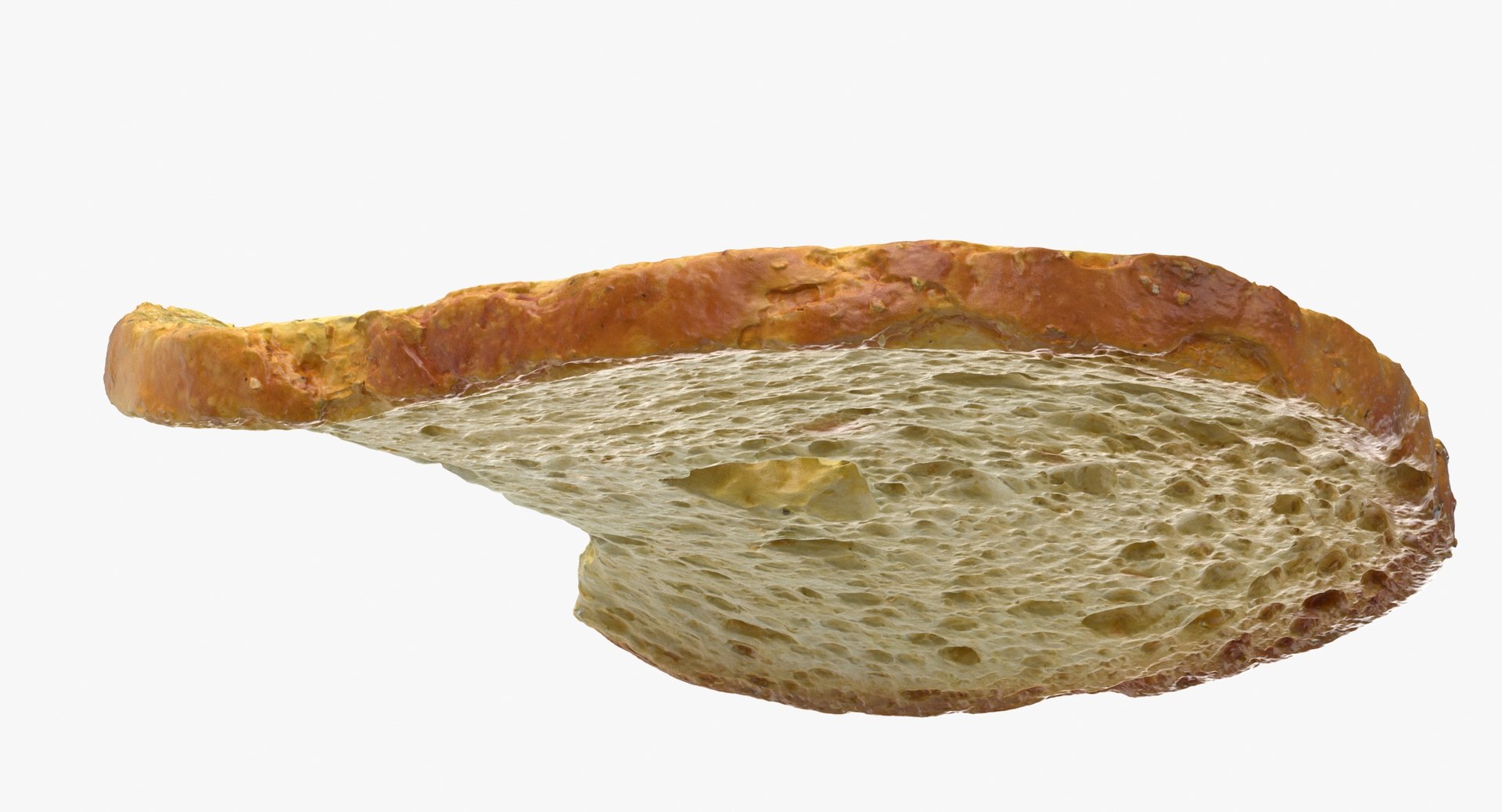 3D bread chips roll 01 model - TurboSquid 1548938