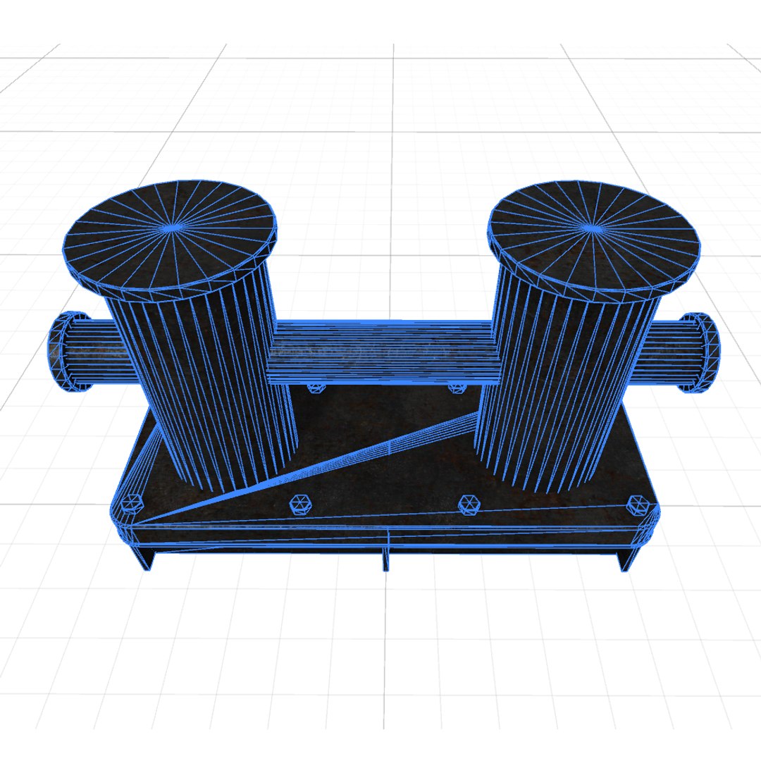 Ship Bollard F 3D - TurboSquid 1285115