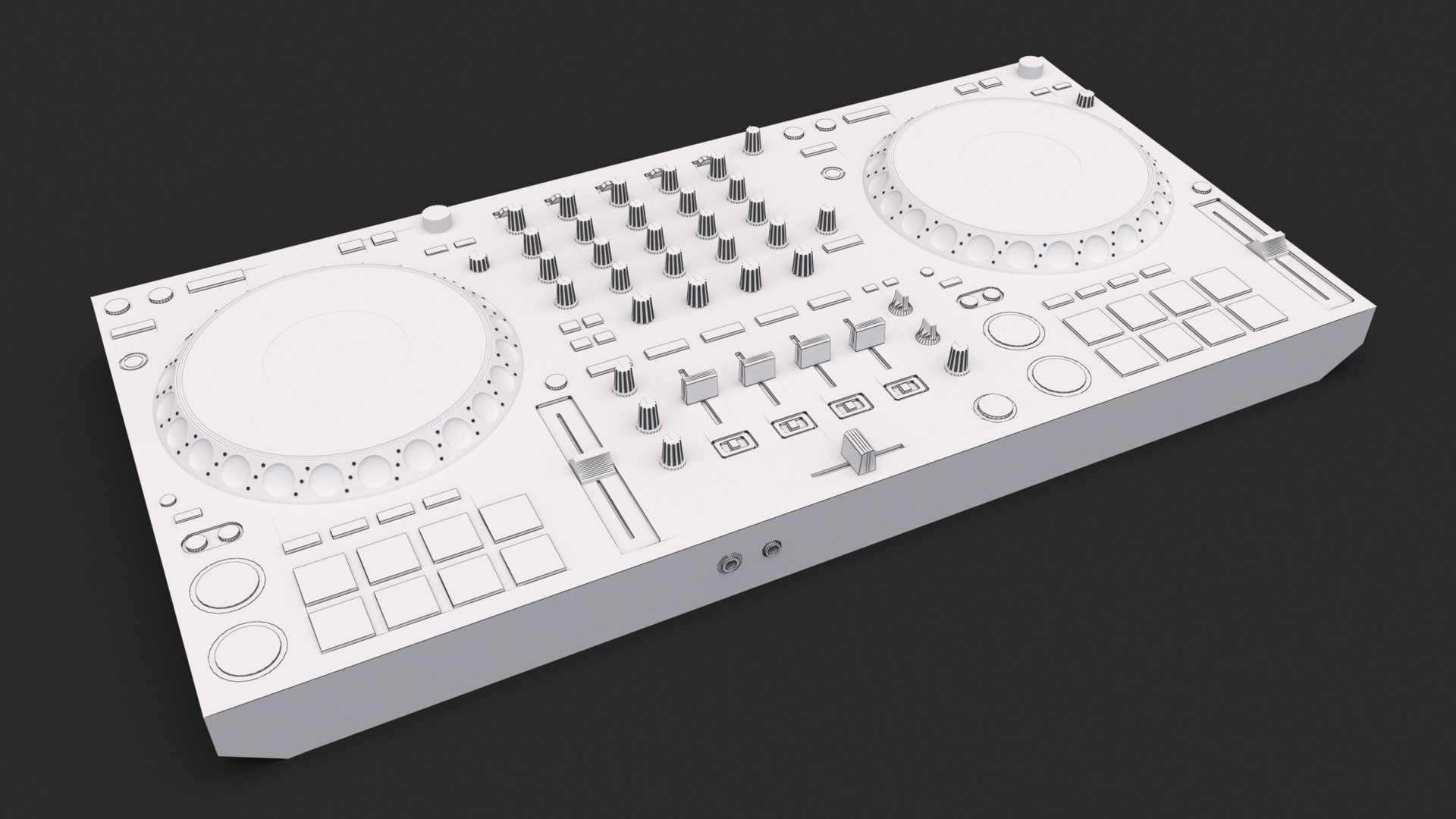 Pioneer Ddj-1000srt White 3D Model - TurboSquid 1965959