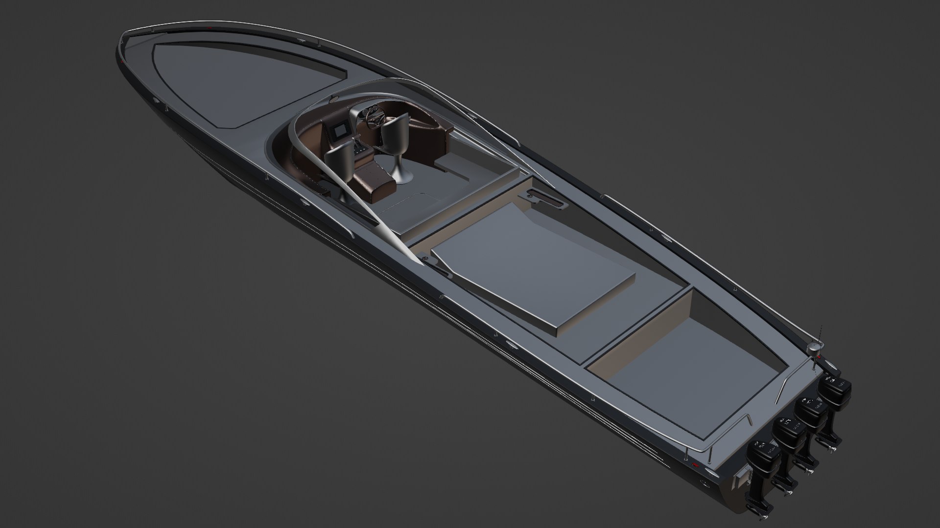 Speed Boat 3D Model - TurboSquid 2255644