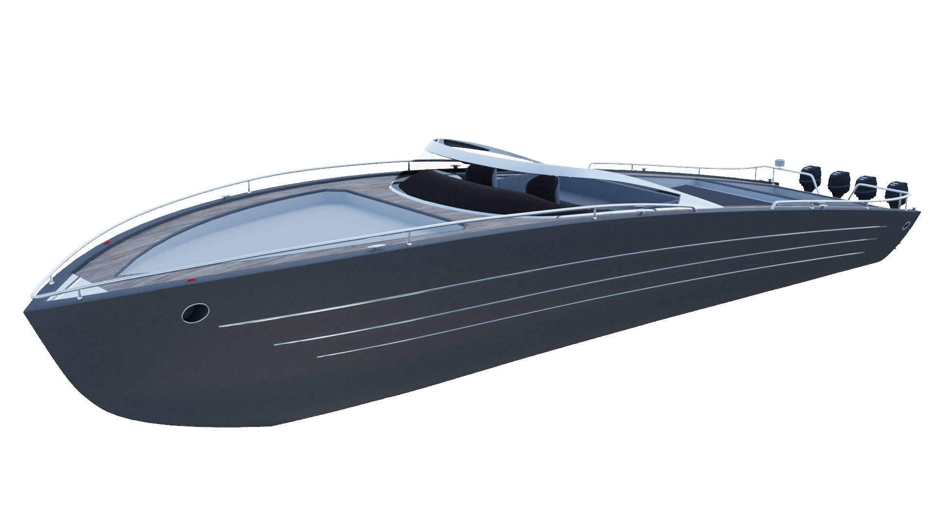 Speed Boat 3D Model - TurboSquid 2255644