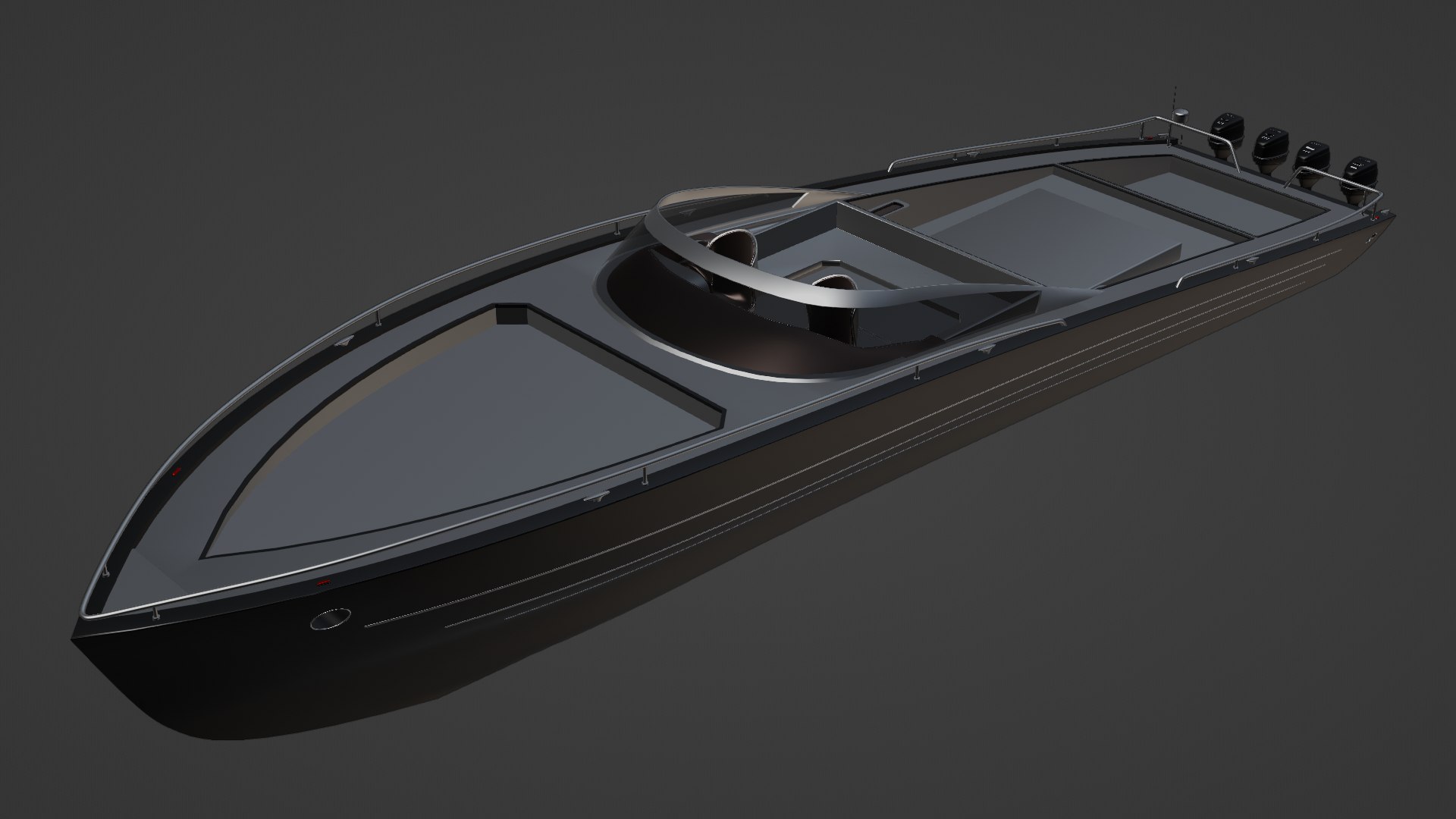 Speed Boat 3D Model - TurboSquid 2255644
