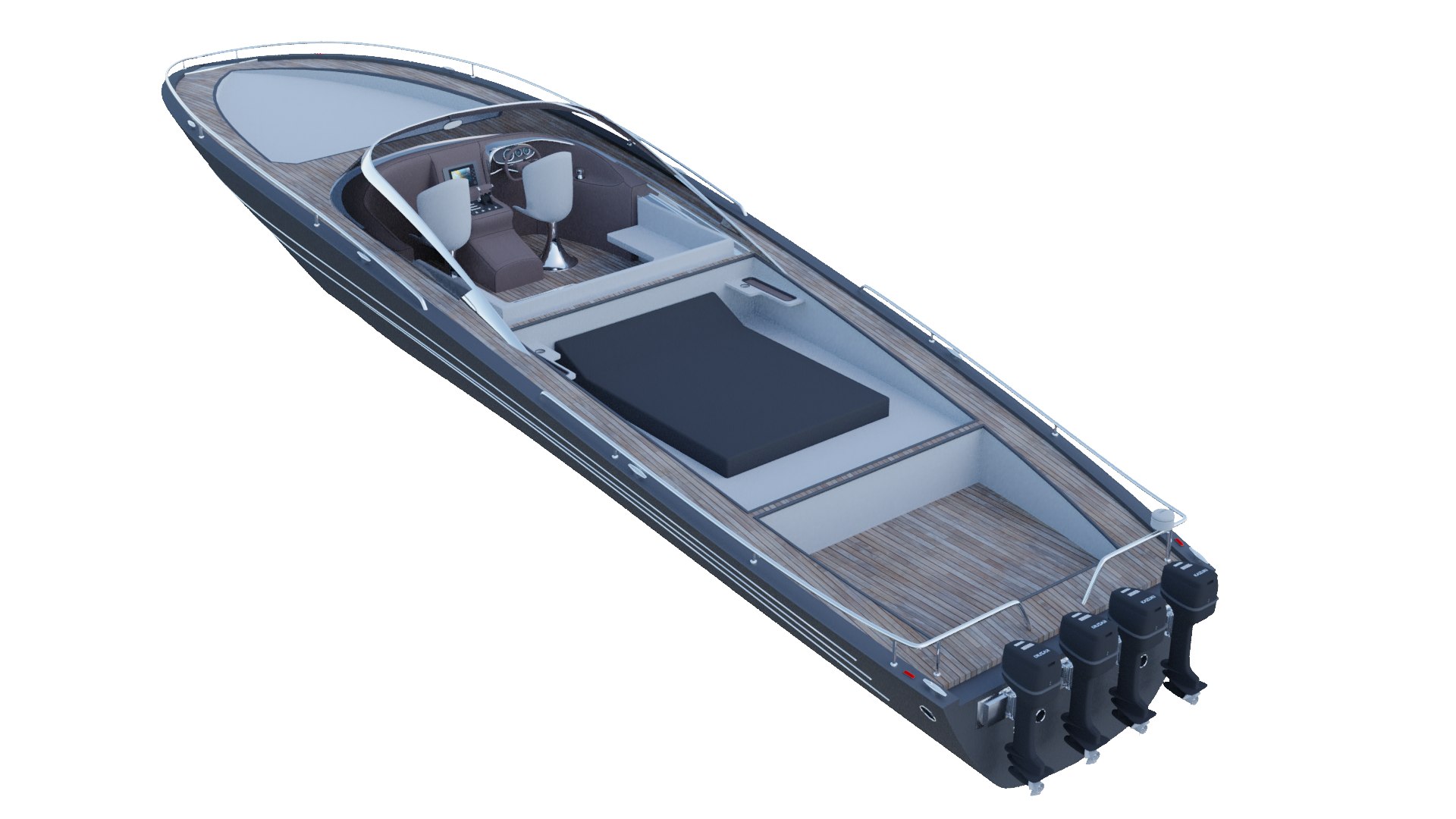 Speed Boat 3D Model - TurboSquid 2255644