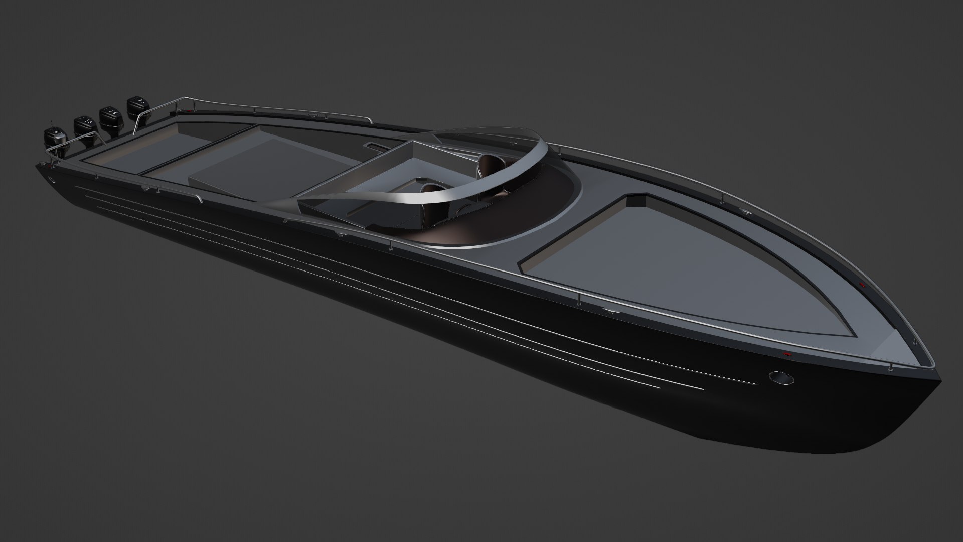 Speed Boat 3D Model - TurboSquid 2255644