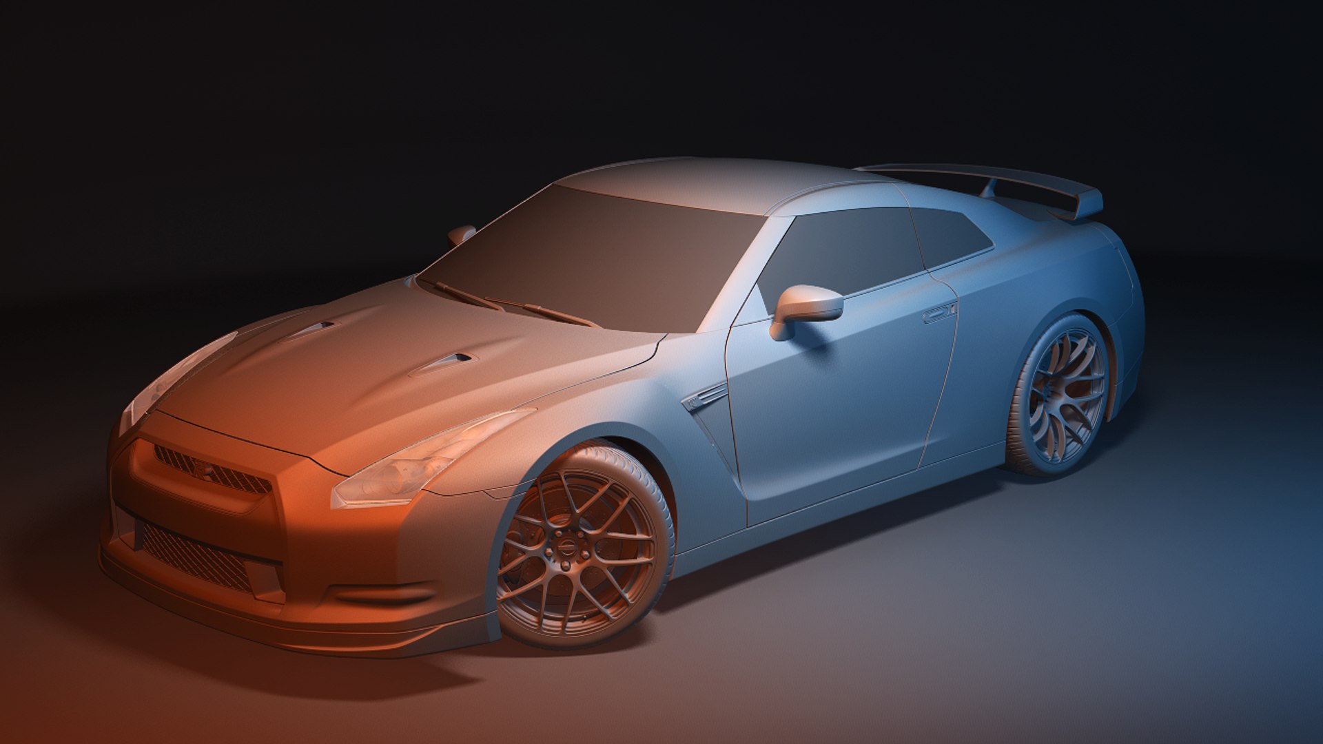 3d ma nissan gt-r