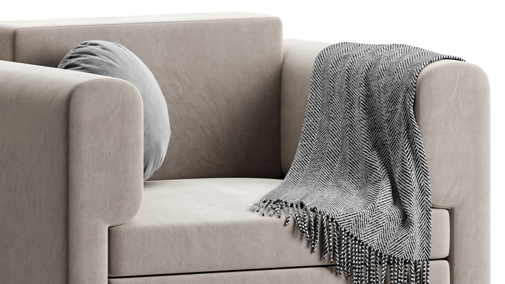 3D InMar Velvet Smoking Chair - TurboSquid 2293681
