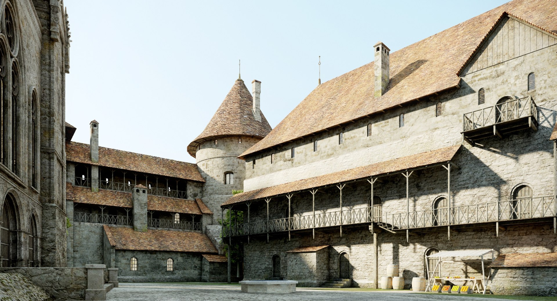 Castle Environment Realistic 3d Obj