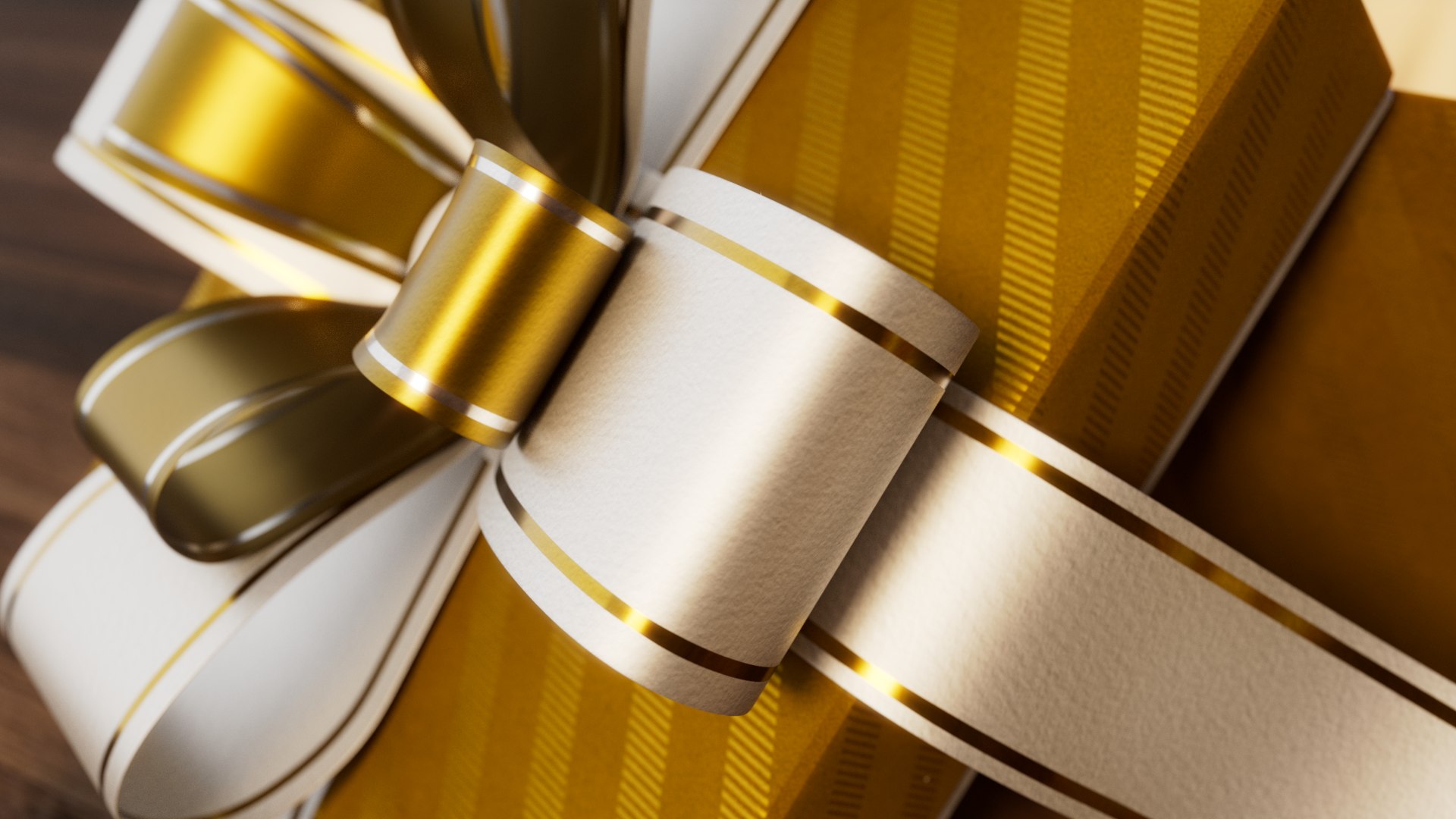 Golden Gift Boxes - Maya File - Vray 3D Model - TurboSquid 2295330