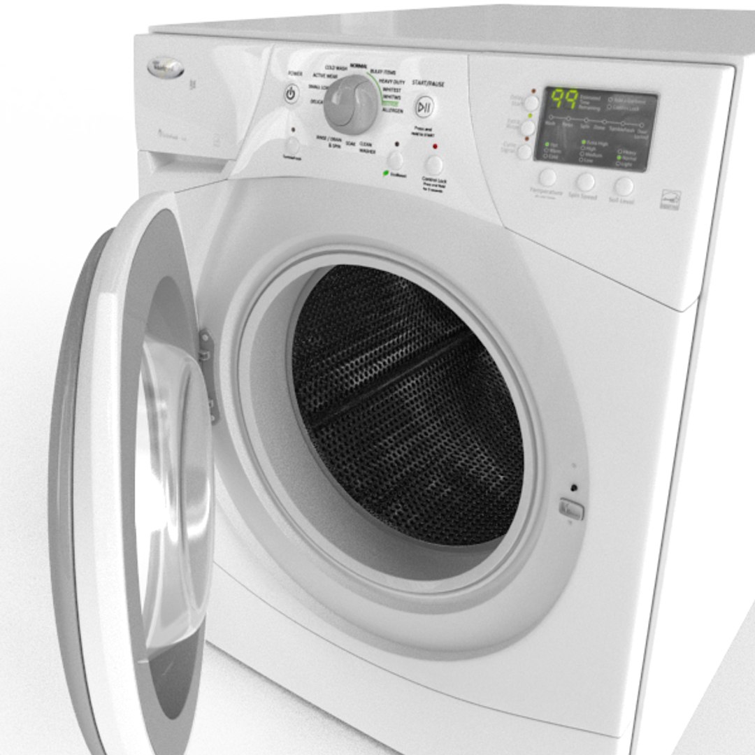 3d Model Whirlpool Duet 3 5