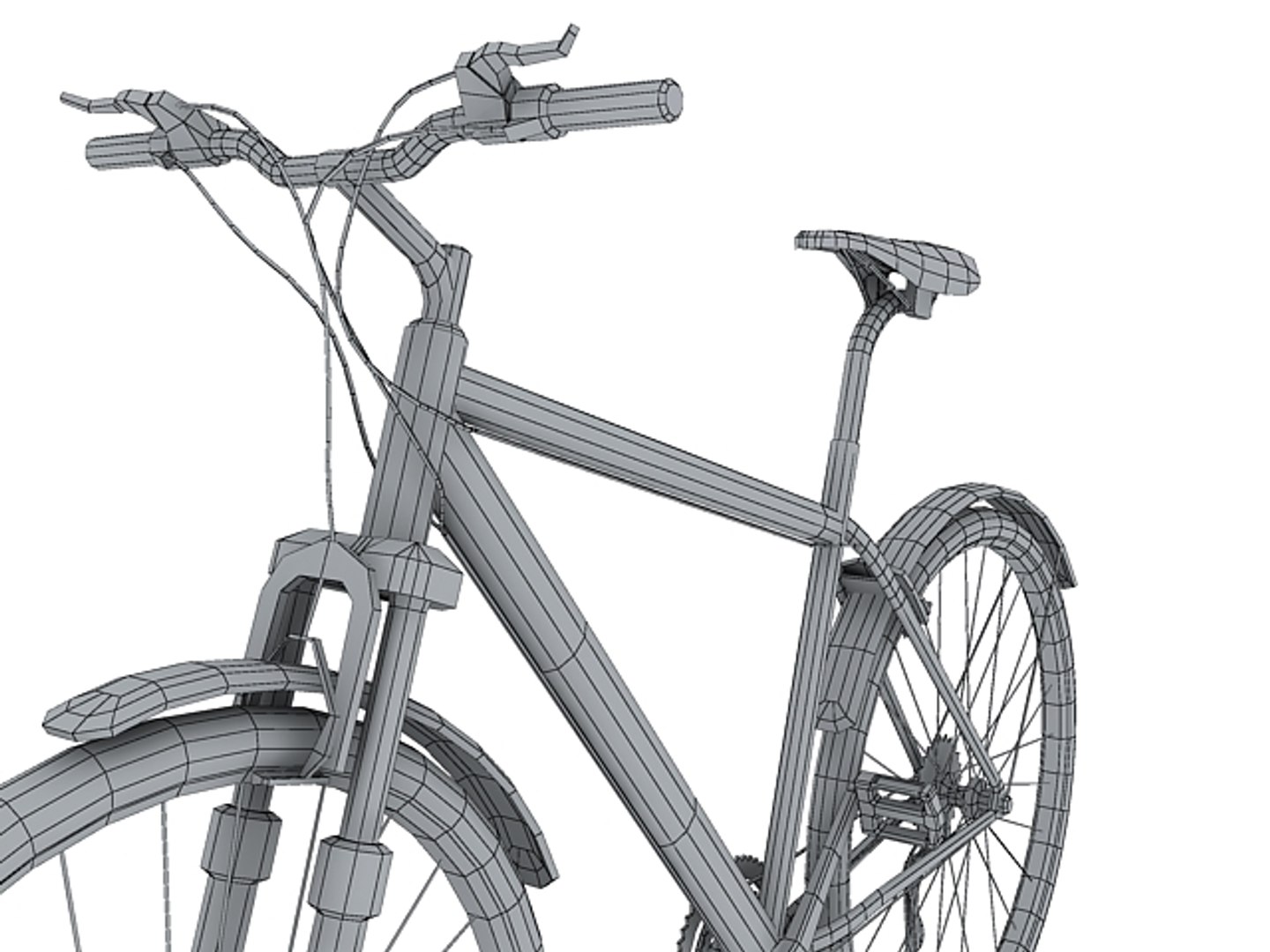 mountain bike 3d model