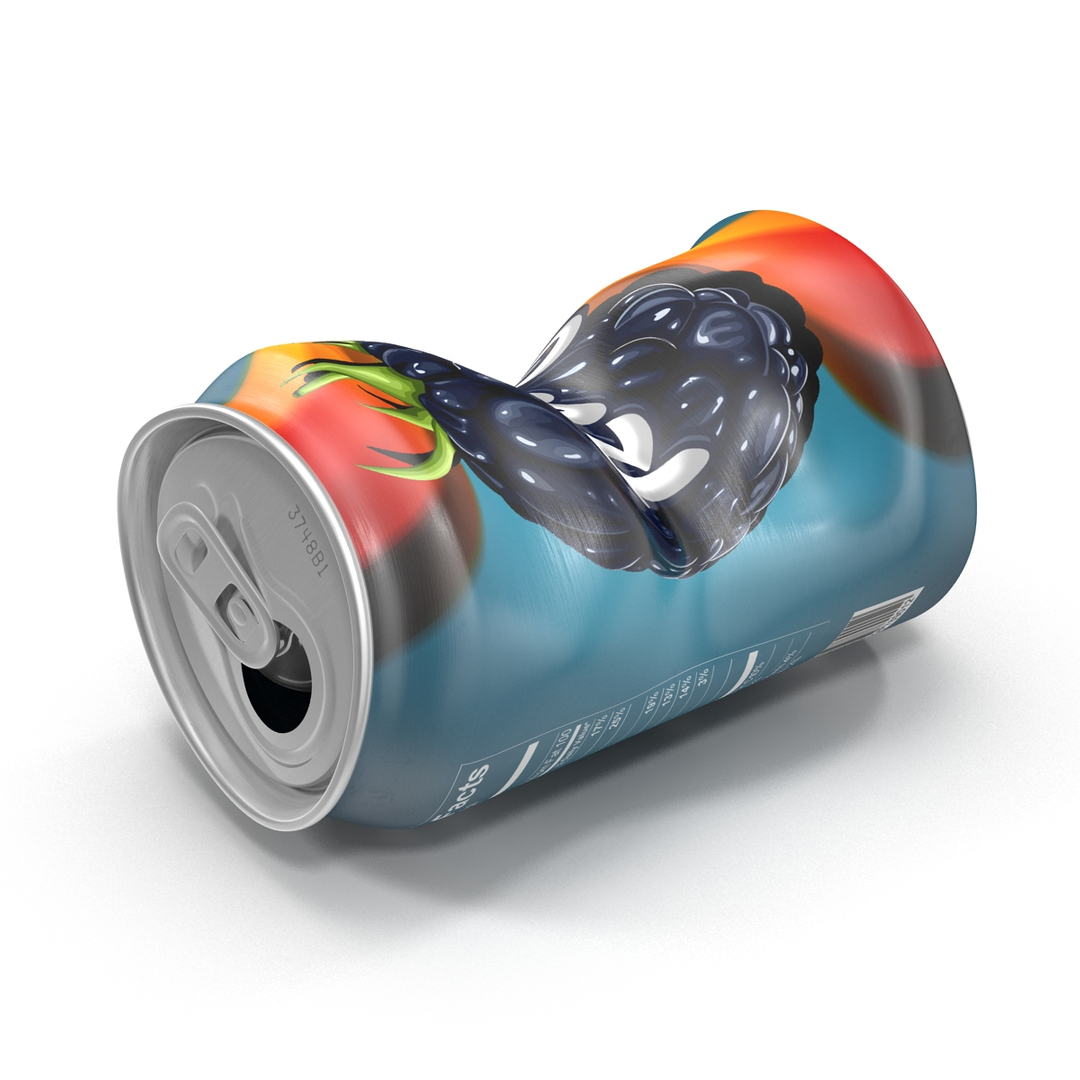 Squashed Soda 3d Max