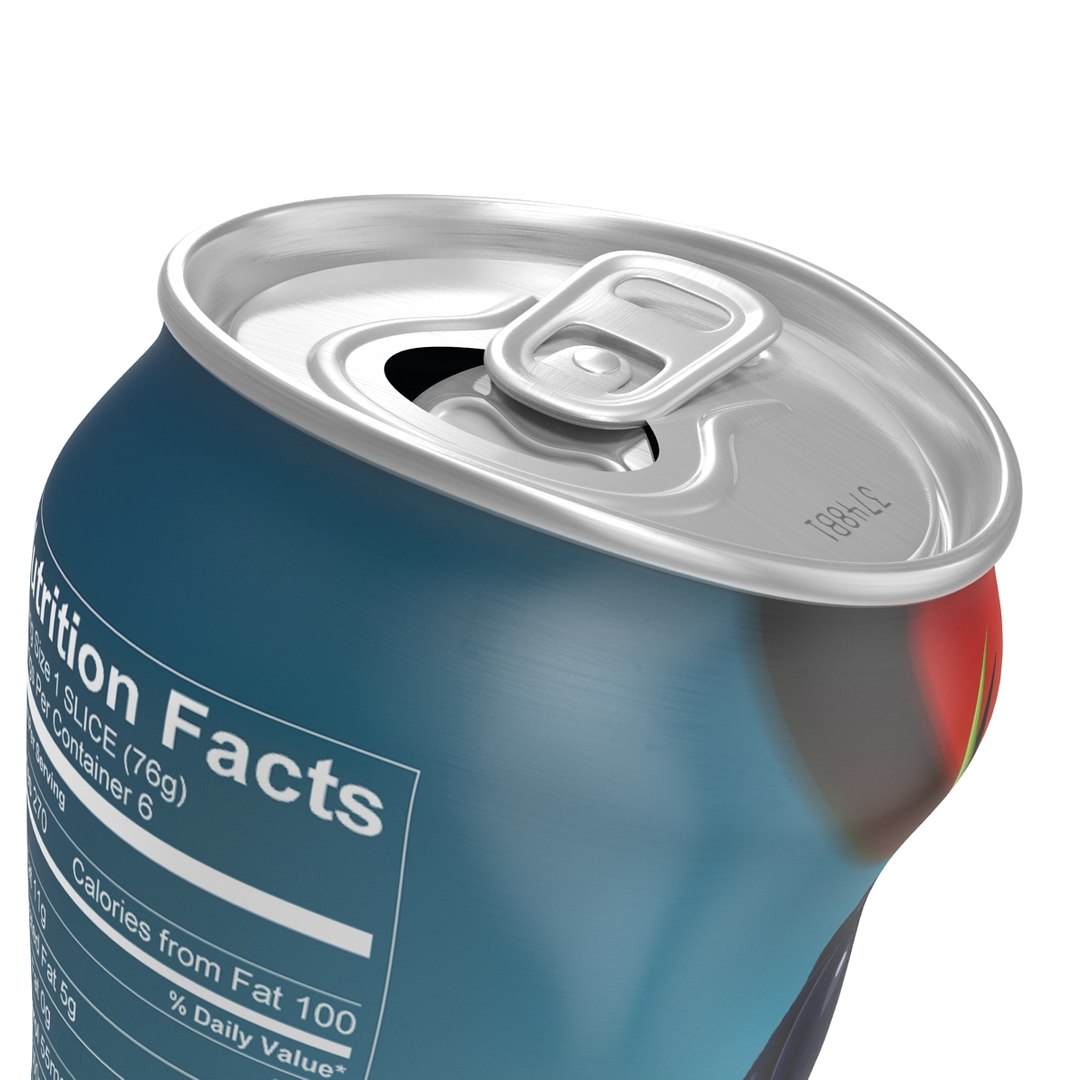 Squashed Soda 3d Max