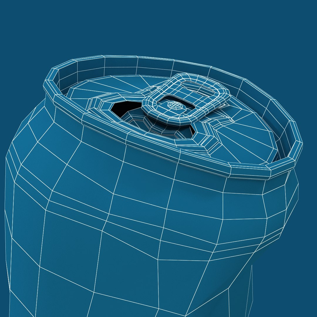 Squashed Soda 3d Max