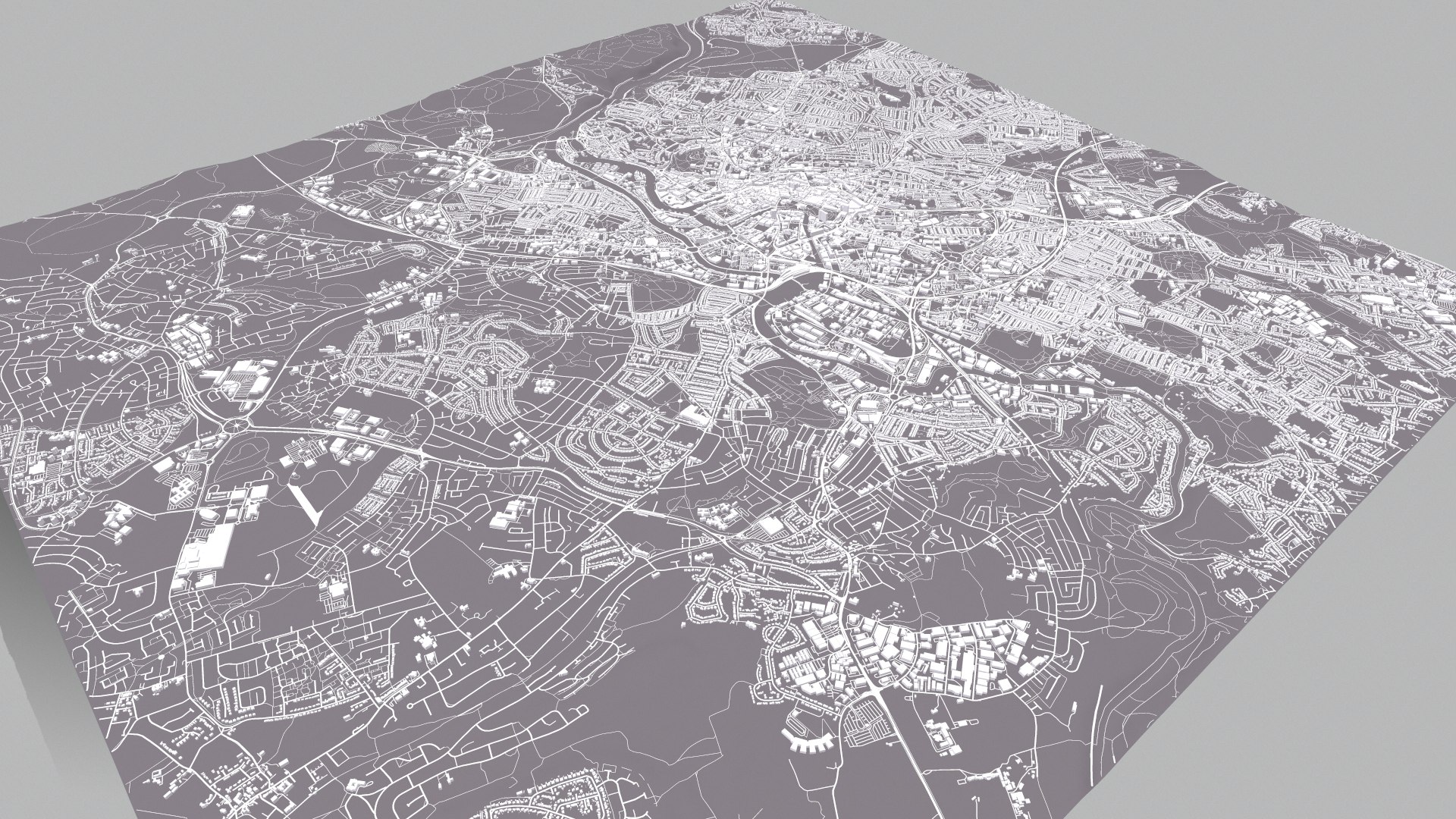 3D Cityscape Bristol England Model - TurboSquid 1931500