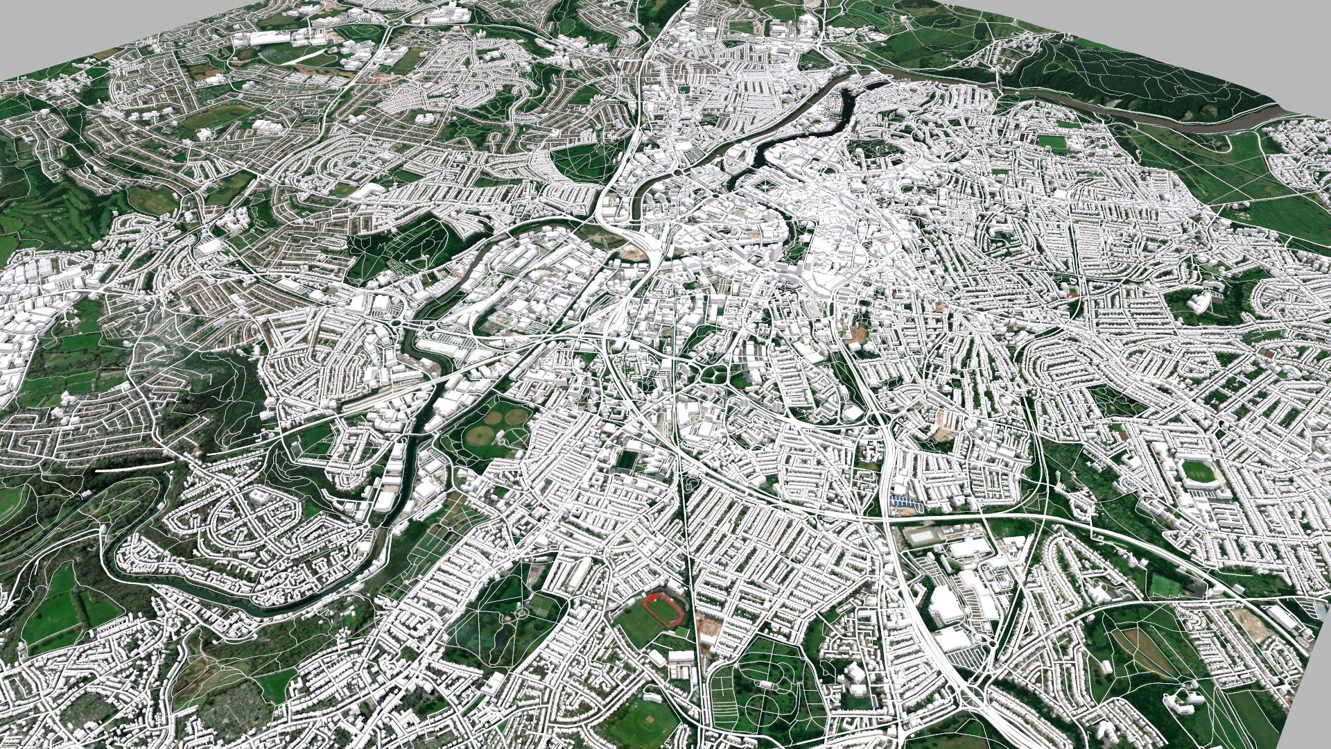 3D Cityscape Bristol England Model - TurboSquid 1931500