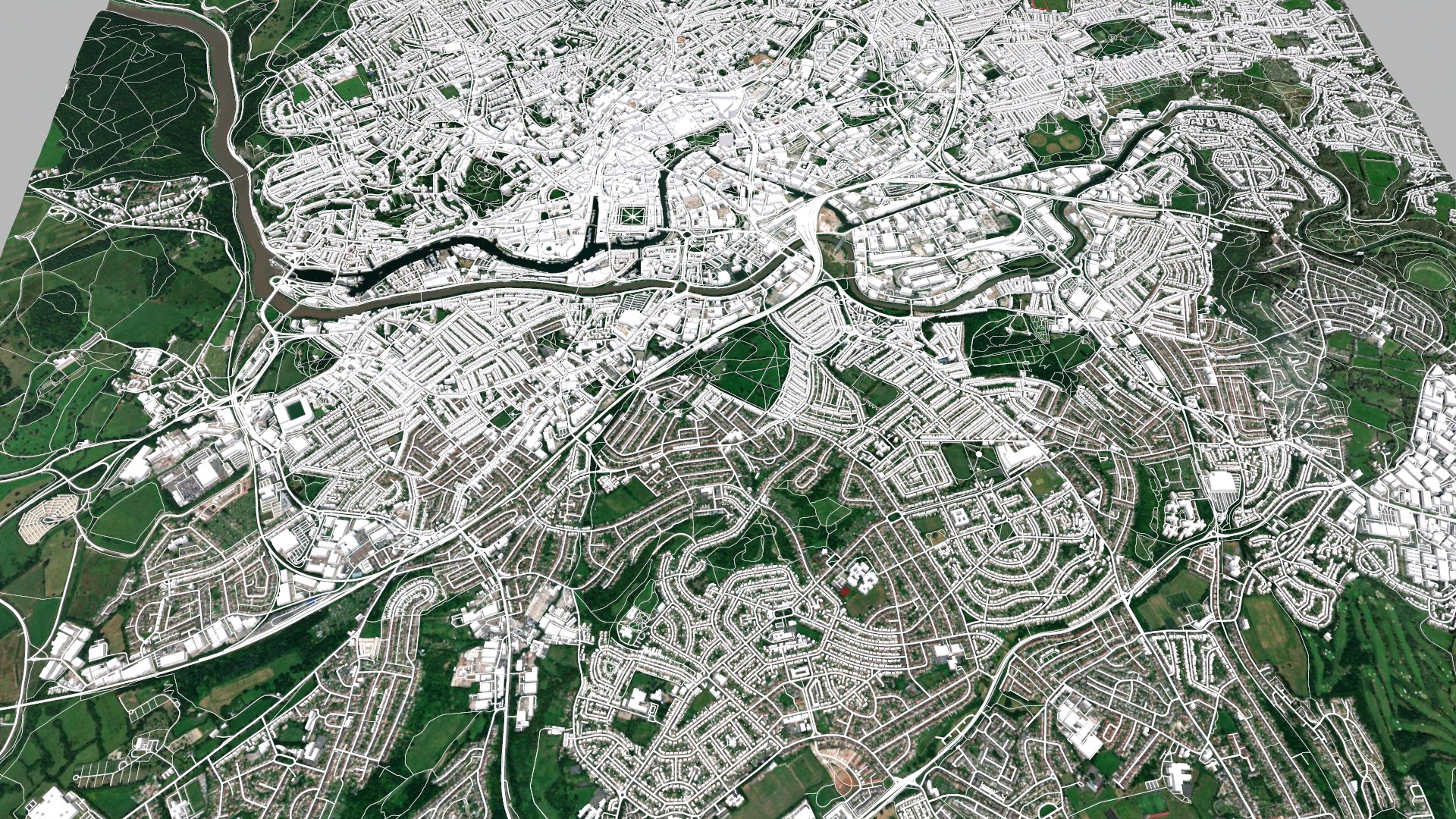 3D Cityscape Bristol England Model - TurboSquid 1931500