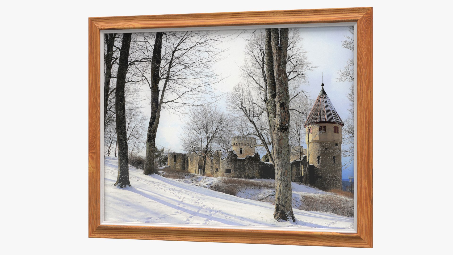 Realistic wall picture frames 3D model - TurboSquid 1532822