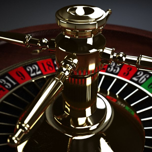 3d roulette wheel model