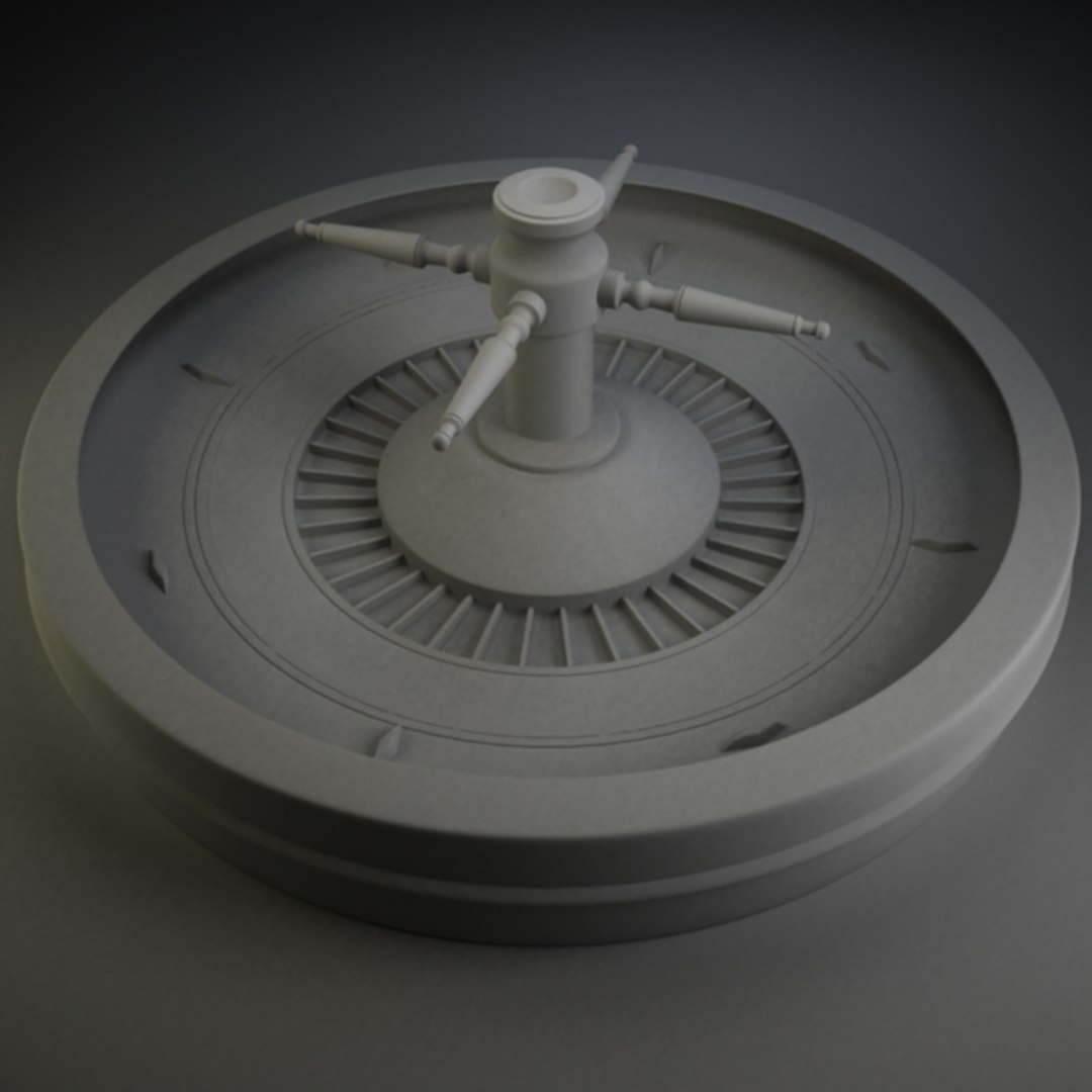 3d Roulette Wheel Model